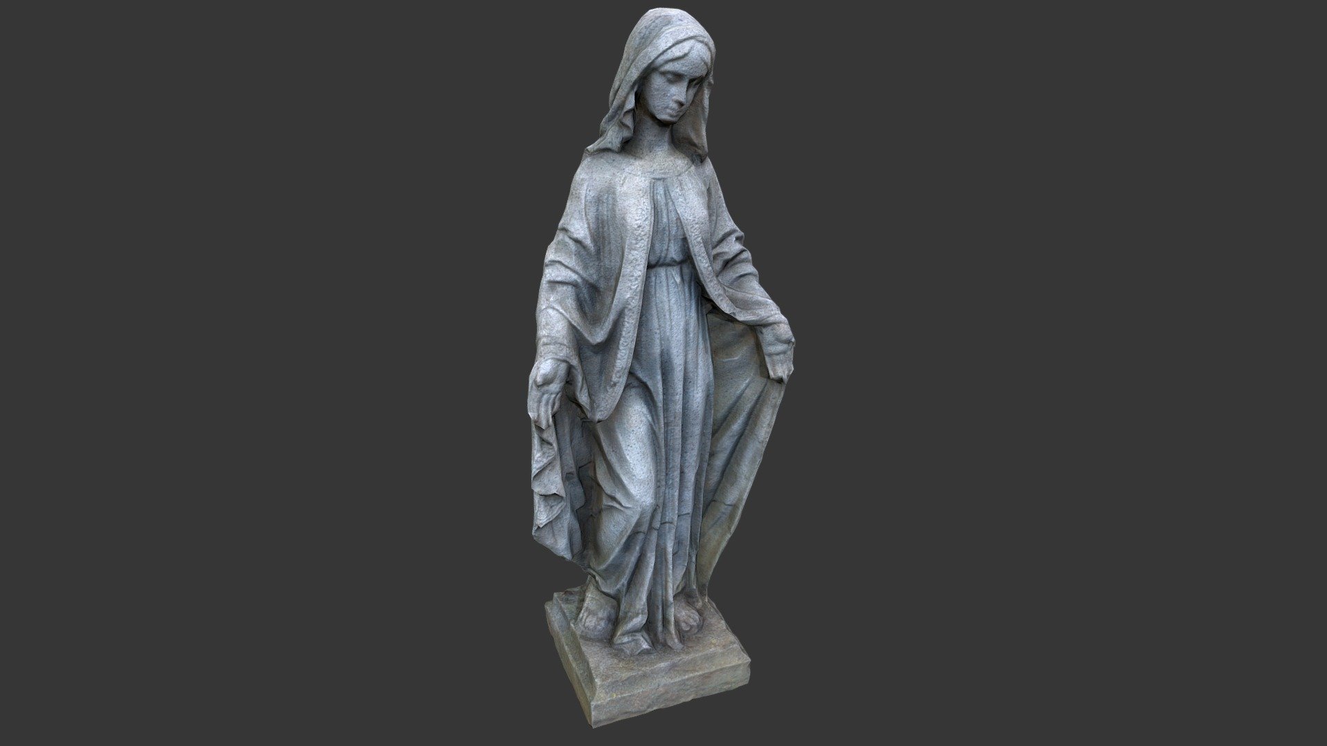 Virgin Mary Statue PBR - 3D model by GamePoly (@triix3d) [73c1ca5 ...