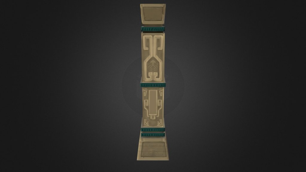 Azteca Column - 3D model by LoneWolfDev (@marioo.bg11) [73c2db1 ...
