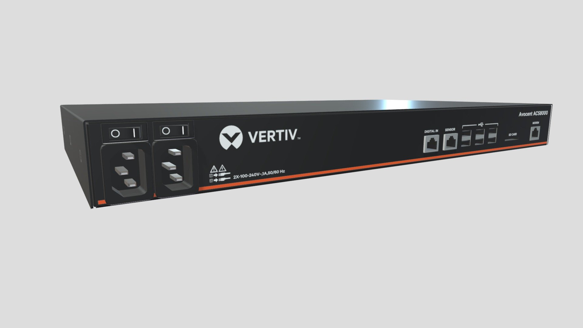 ACS8016MDAC 400 - 3D model by Vertiv [73c5747] - Sketchfab
