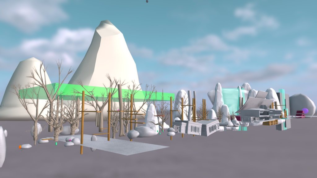 Level Assets (w/o terrain, grass, water, etc) - 3D model by Jonathan ...