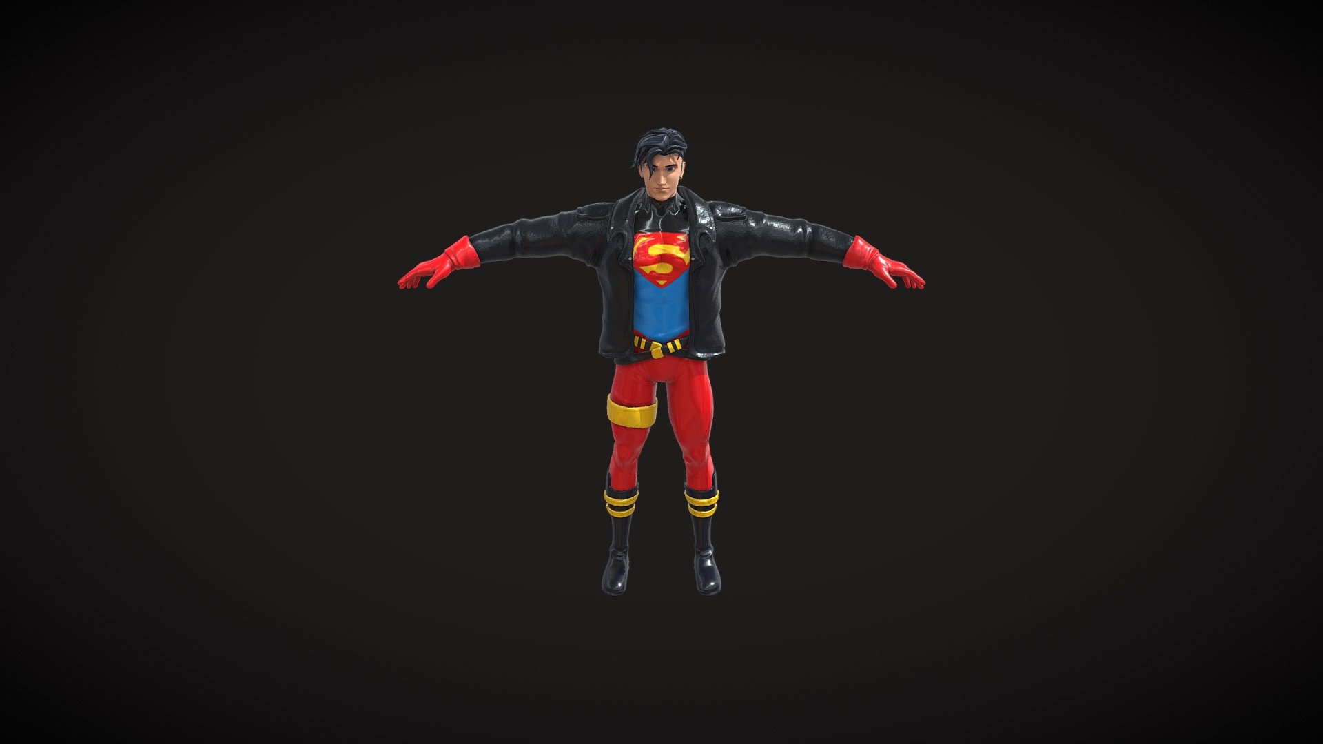 Superboy, Kon-El - 3D model by Sofia Palaia (@afossofi) [73c7645 ...