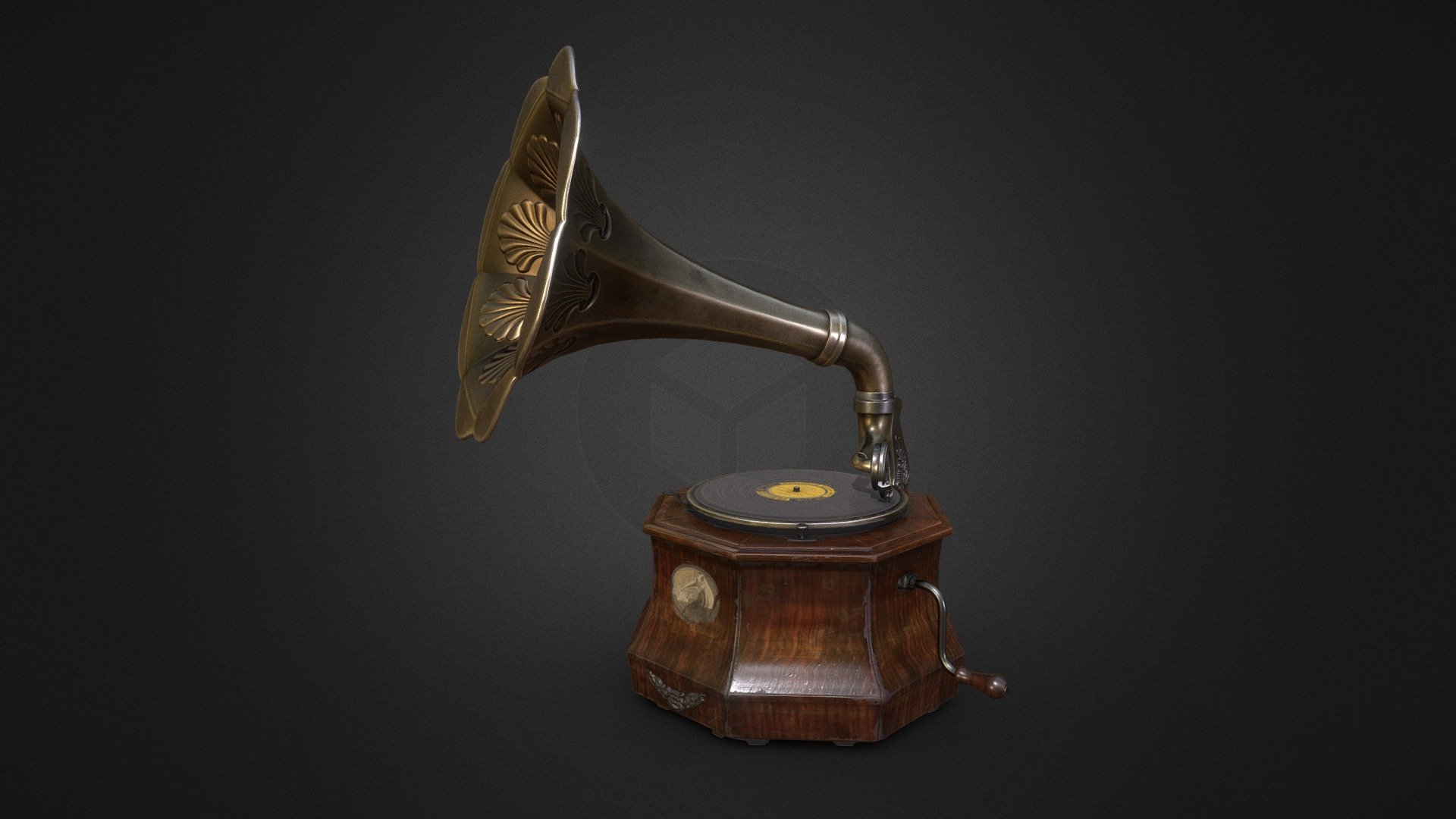 Gramophone - 3D model by Simplix [73c7a44] - Sketchfab