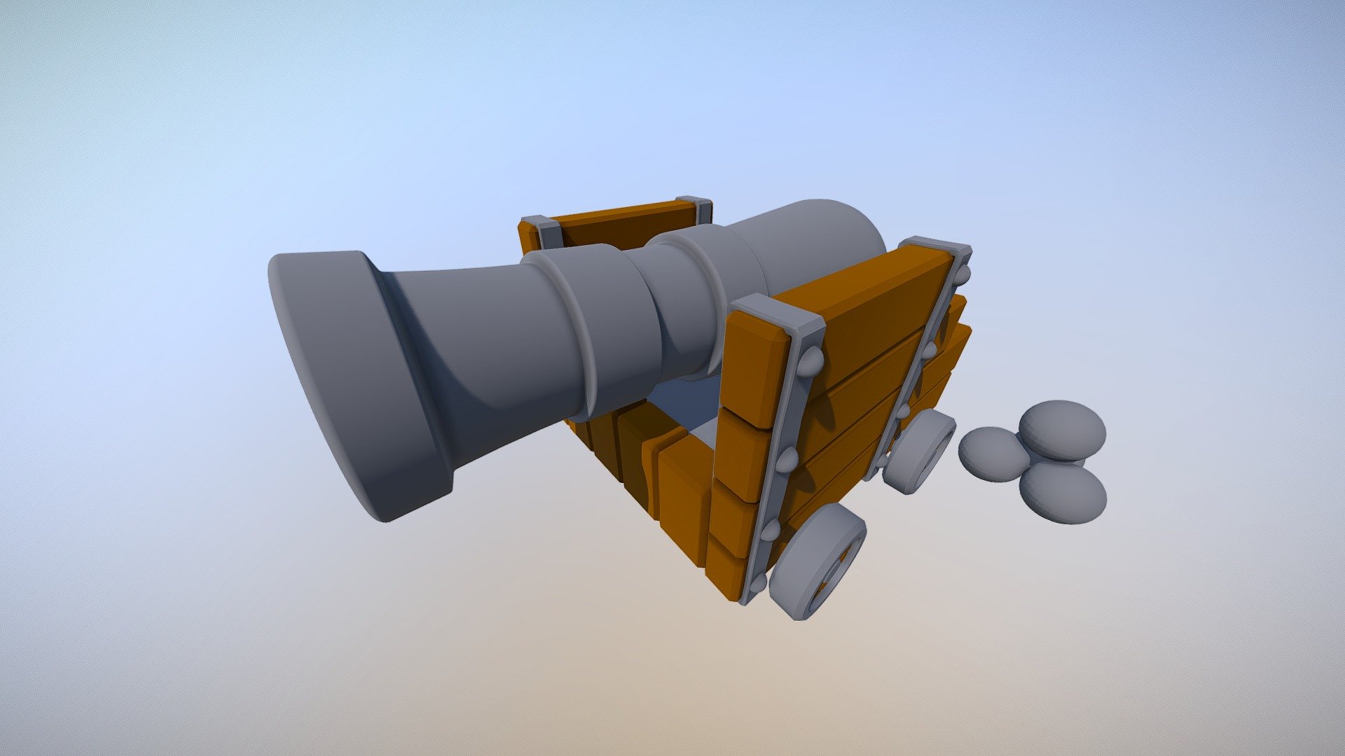 Cannon - Download Free 3D model by New Light (@darthmiles24) [73c870d ...