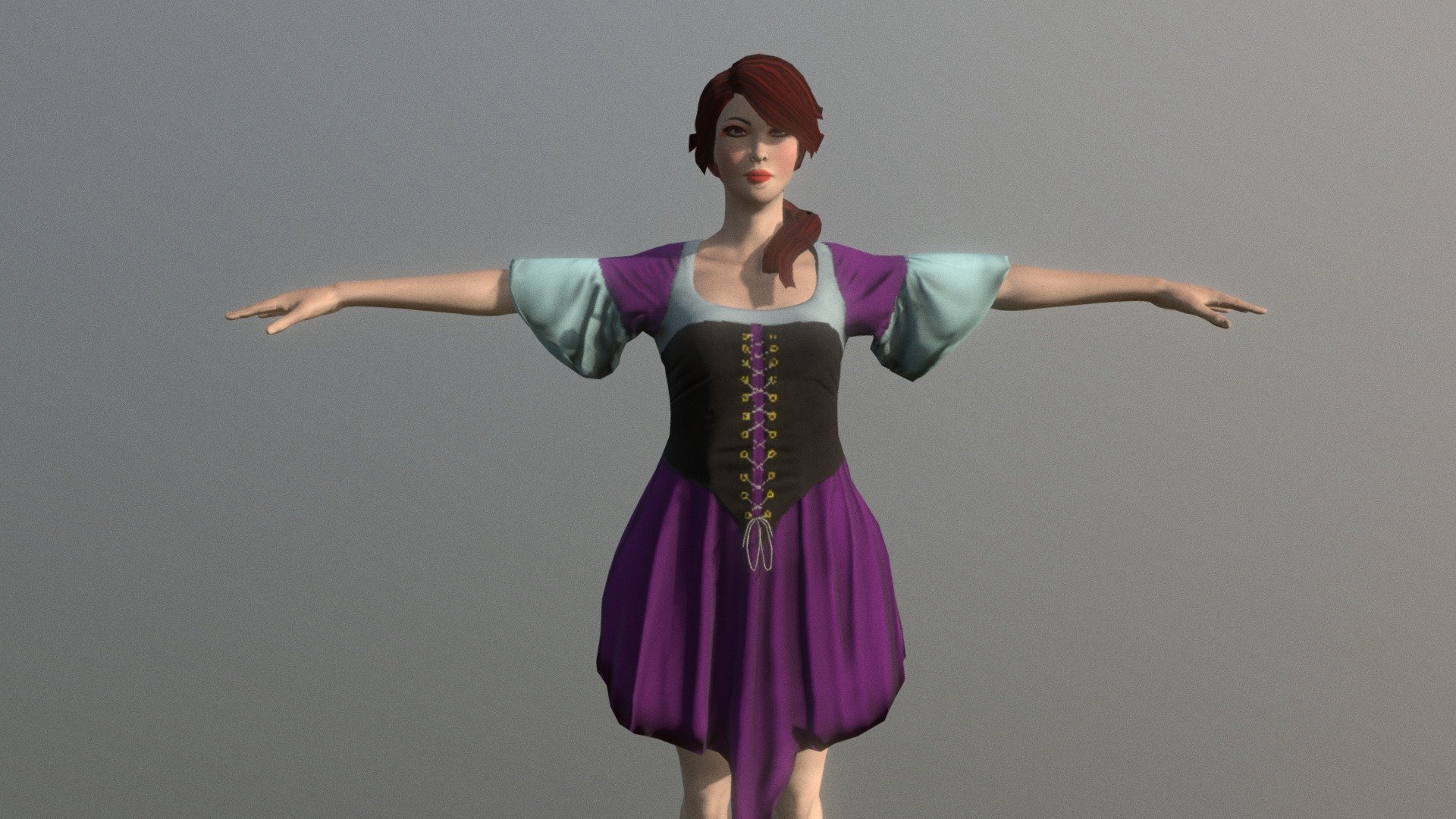 Female Well Dressed 001 - 3D Character Model - Download Free 3D model ...