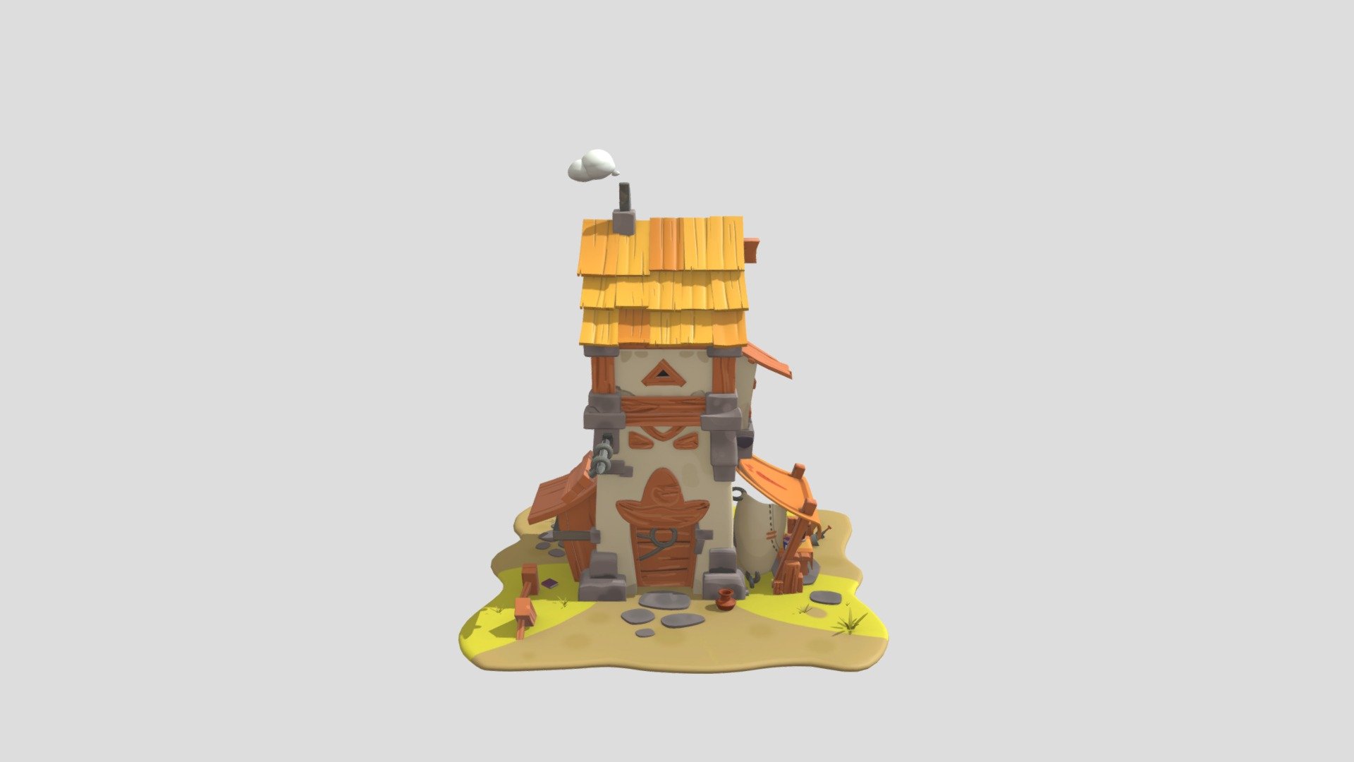 3D RADISH ASSIGNMENT SHACK - 3D model by leeann888 [73c9d32] - Sketchfab