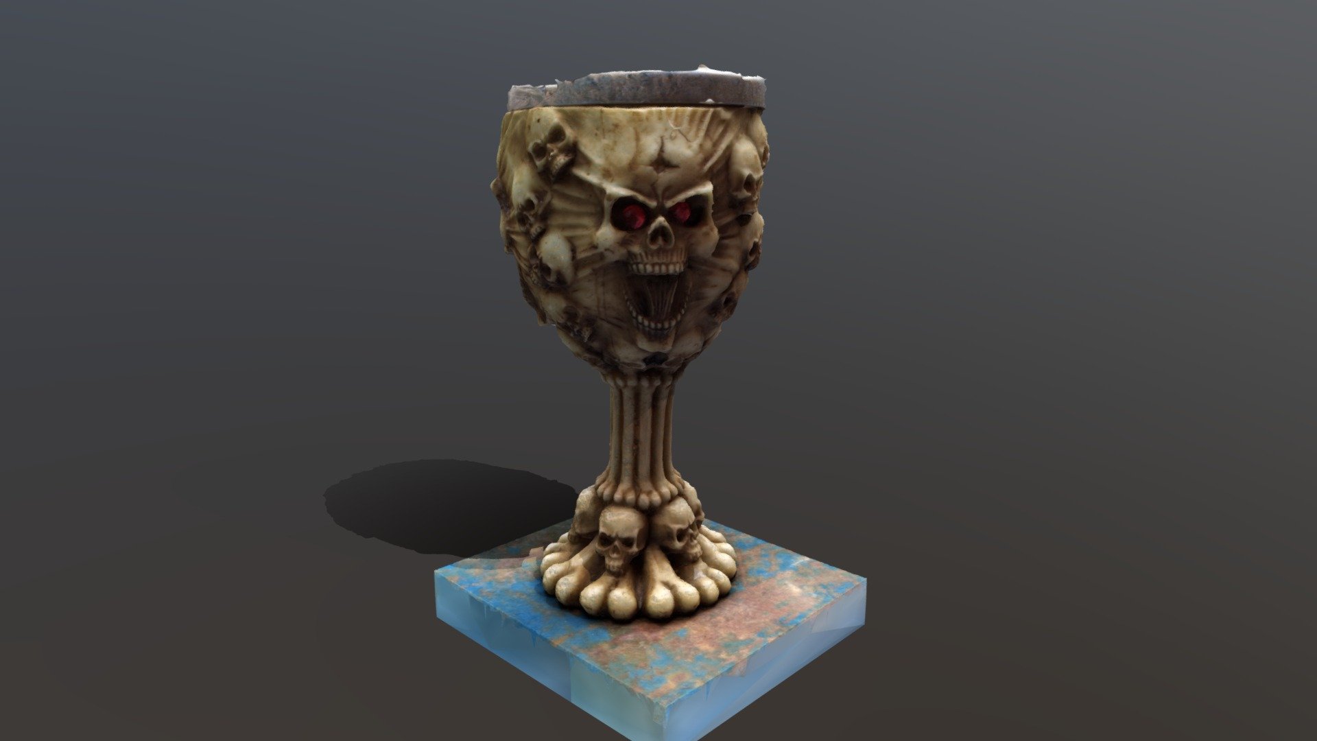 Skull Cup 3D-Scan - 3D model by zanafer_3 [73caab8] - Sketchfab