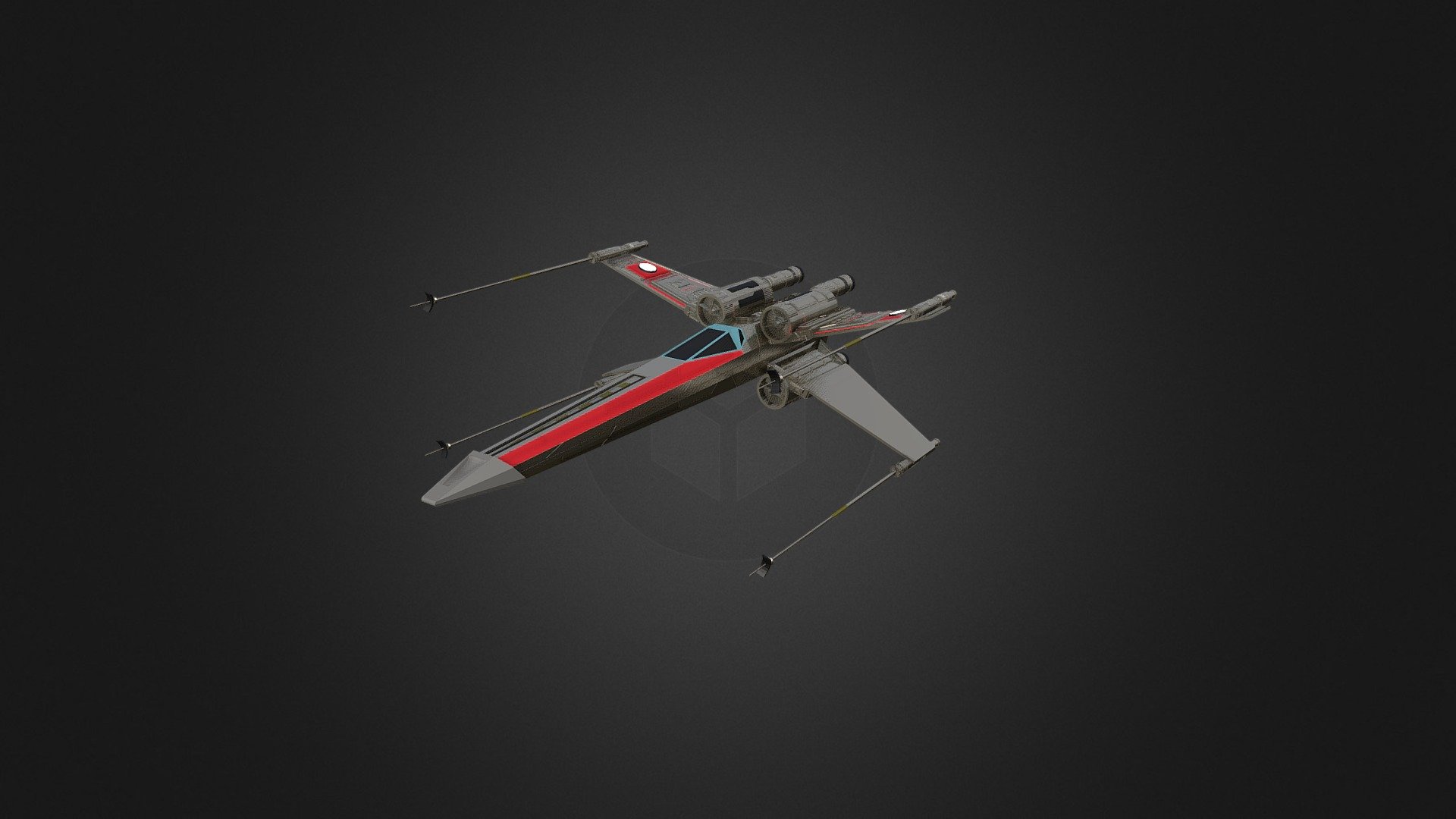 Custom Chrome X-Wing - Download Free 3D model by jackbeere [73cacfb ...