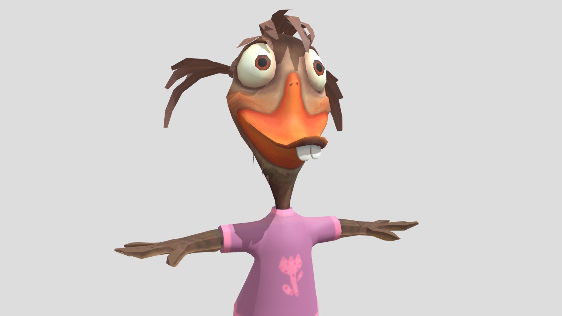 Abby Mallard - Download Free 3D model by Fat Mayor Shelbourne ...