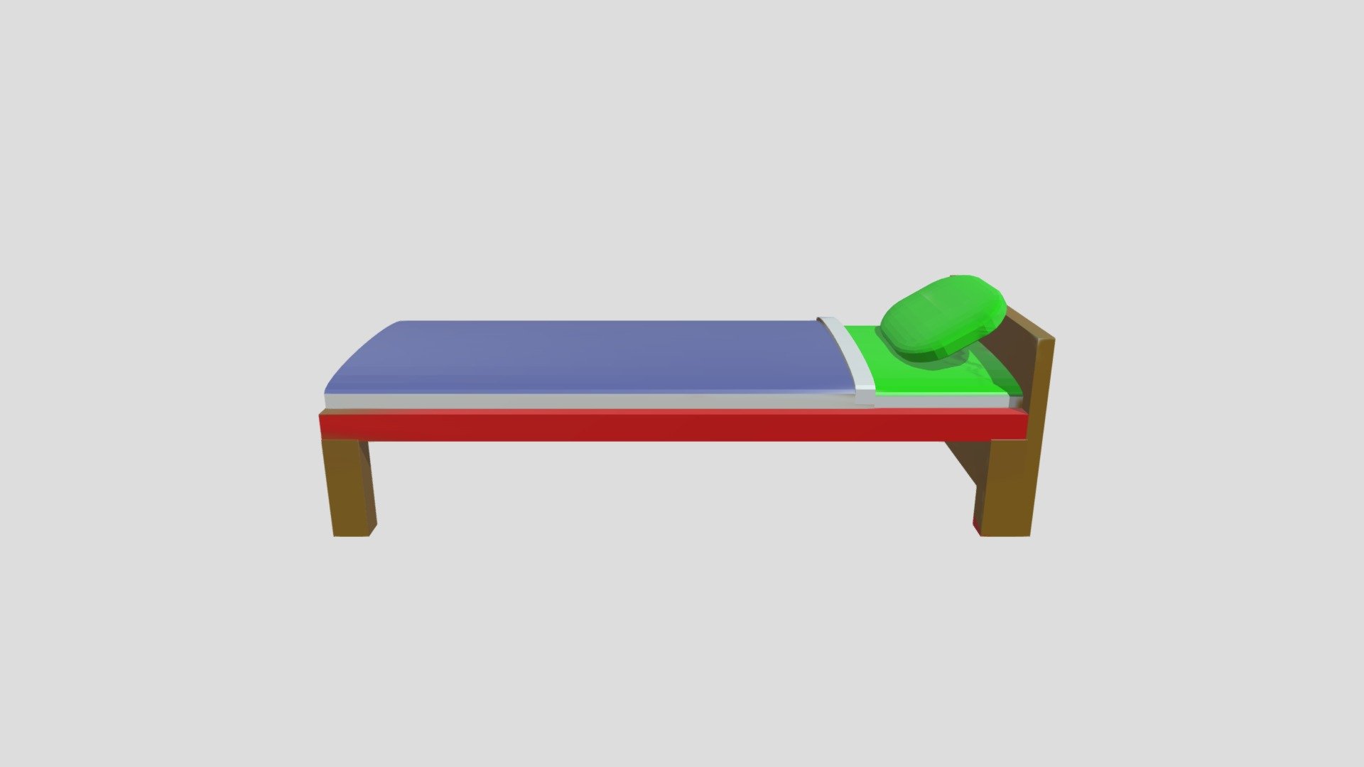 Kasur - Download Free 3D model by minamyte [73cfc22] - Sketchfab