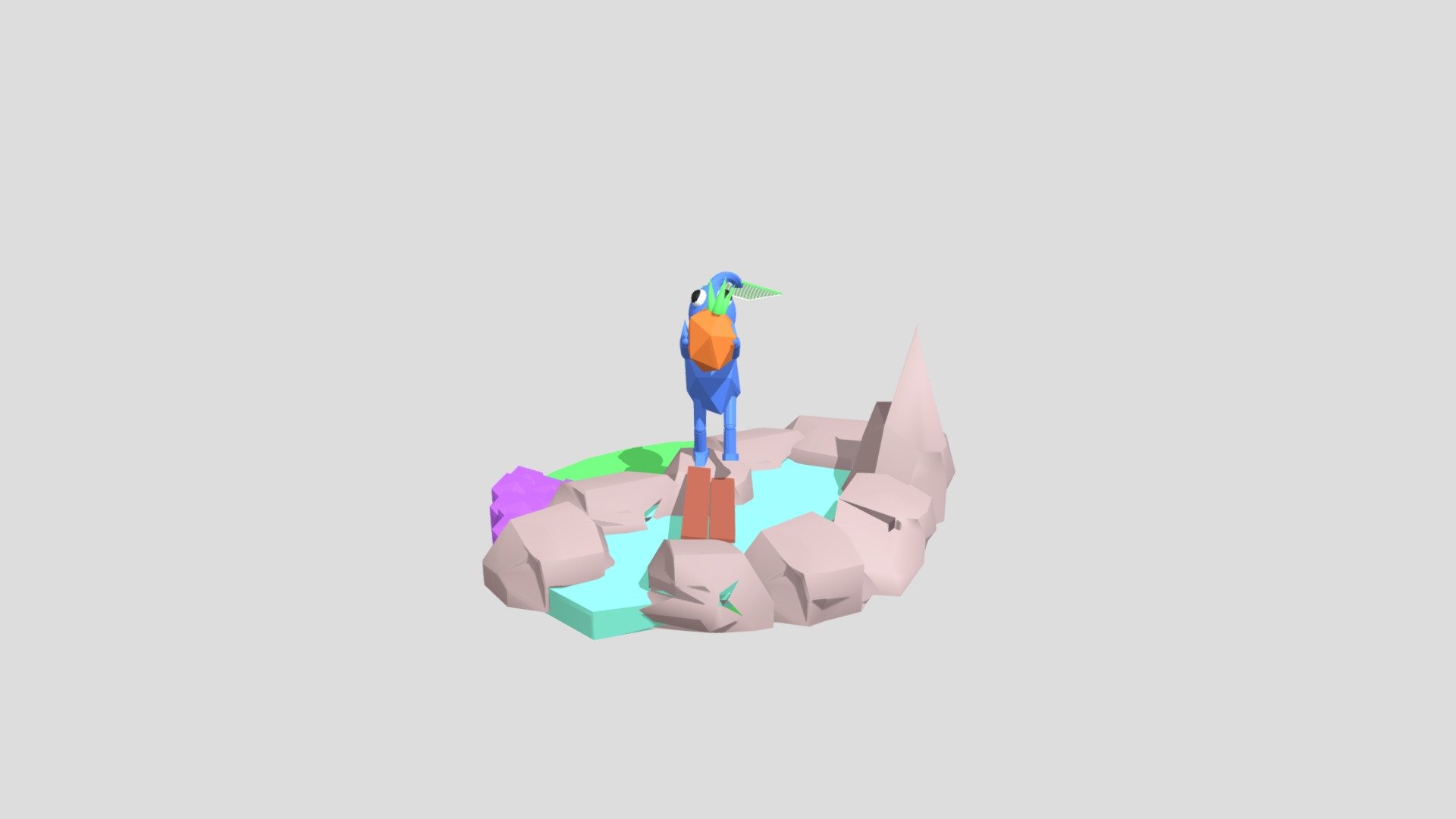 Abstract Blue Pikmin - Download Free 3D model by Stolen_Matias ...