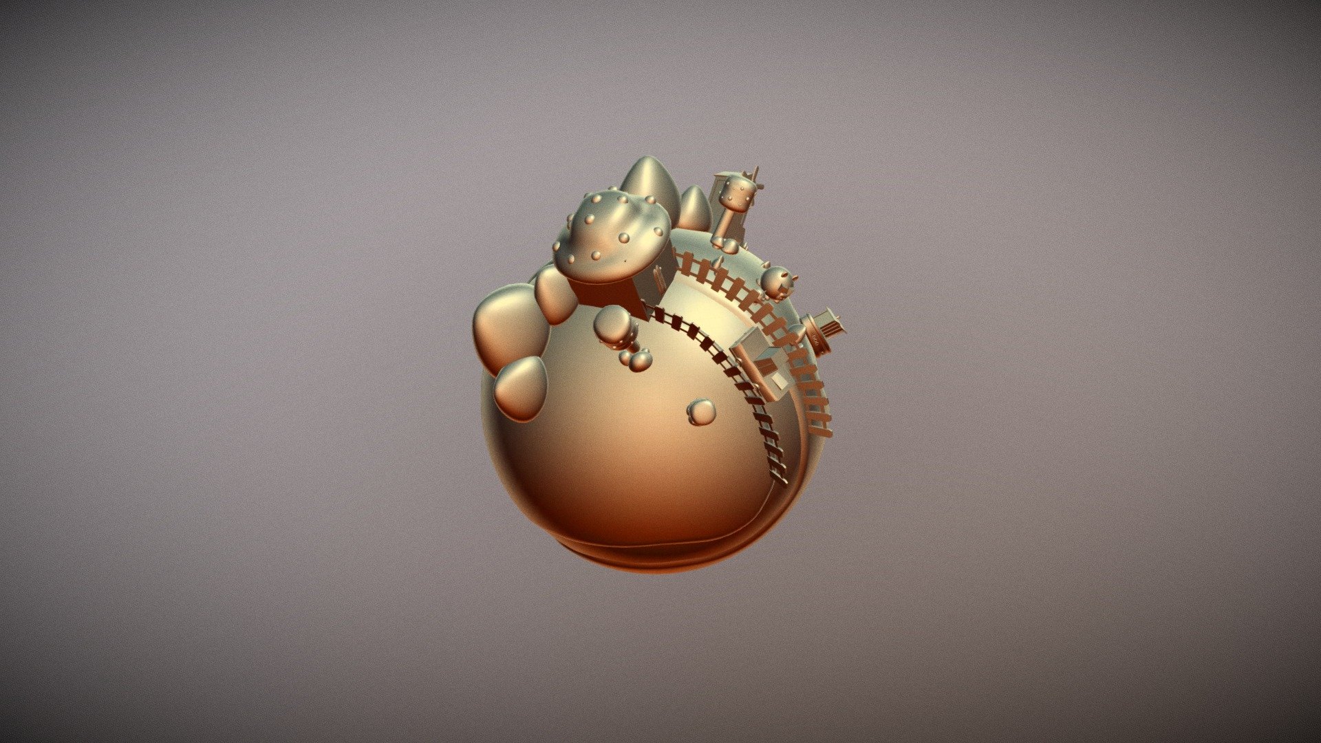 House Planet - 3D model by loild [73d12fd] - Sketchfab