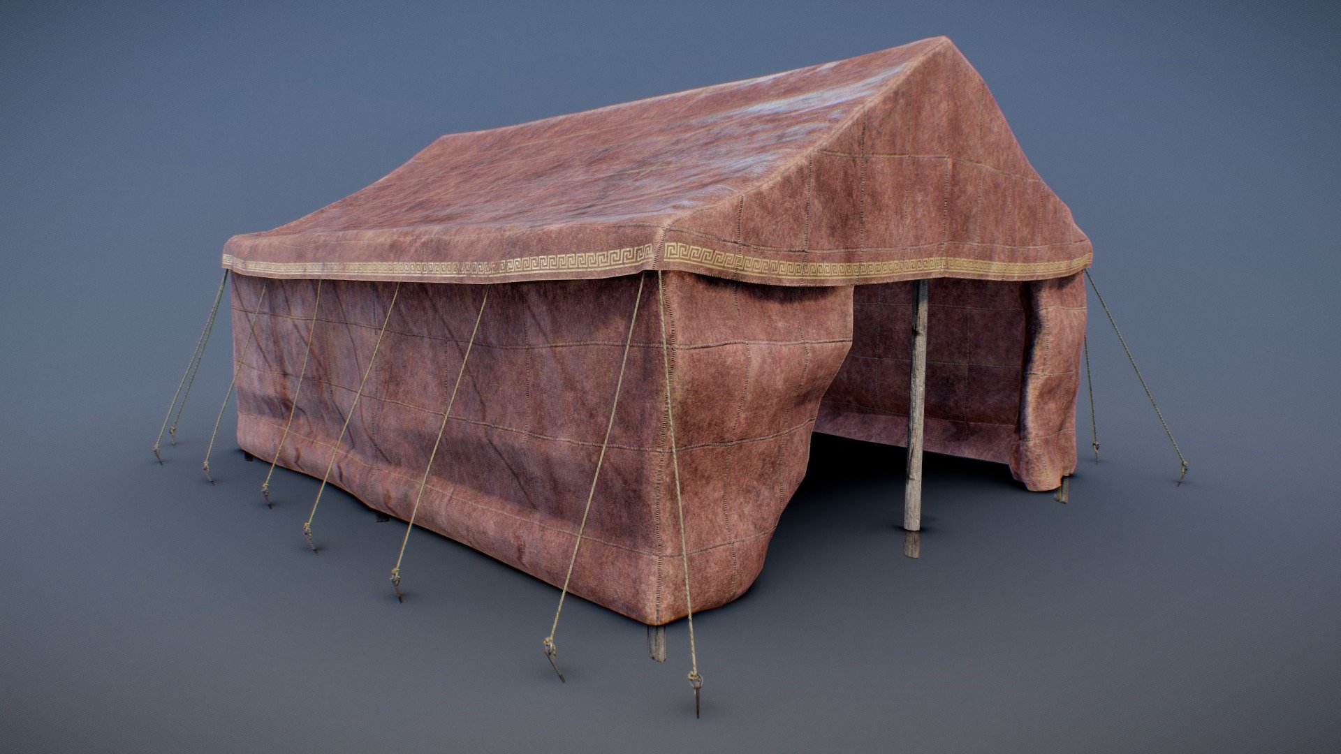 Roman Centurion tent - Tente de Centurion Romain - 3D model by Nicolas ...
