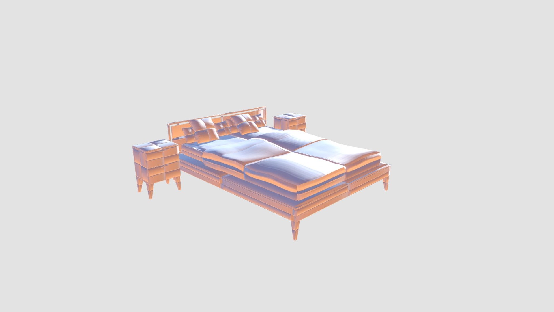 Bed - Buy Royalty Free 3D model by Evermotion [73d3749] - Sketchfab Store