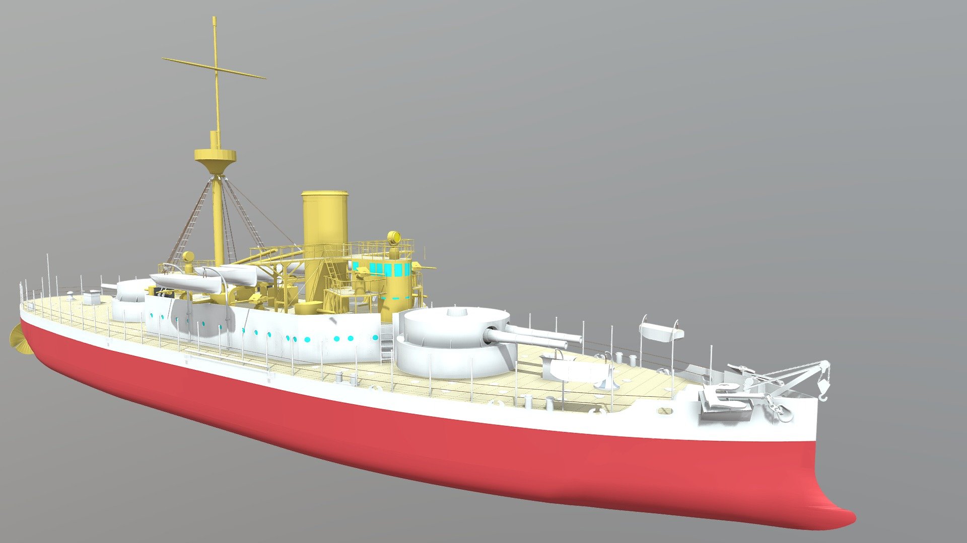 USS Puritan BM-1 - Download Free 3D model by martyn169 [73d414b ...