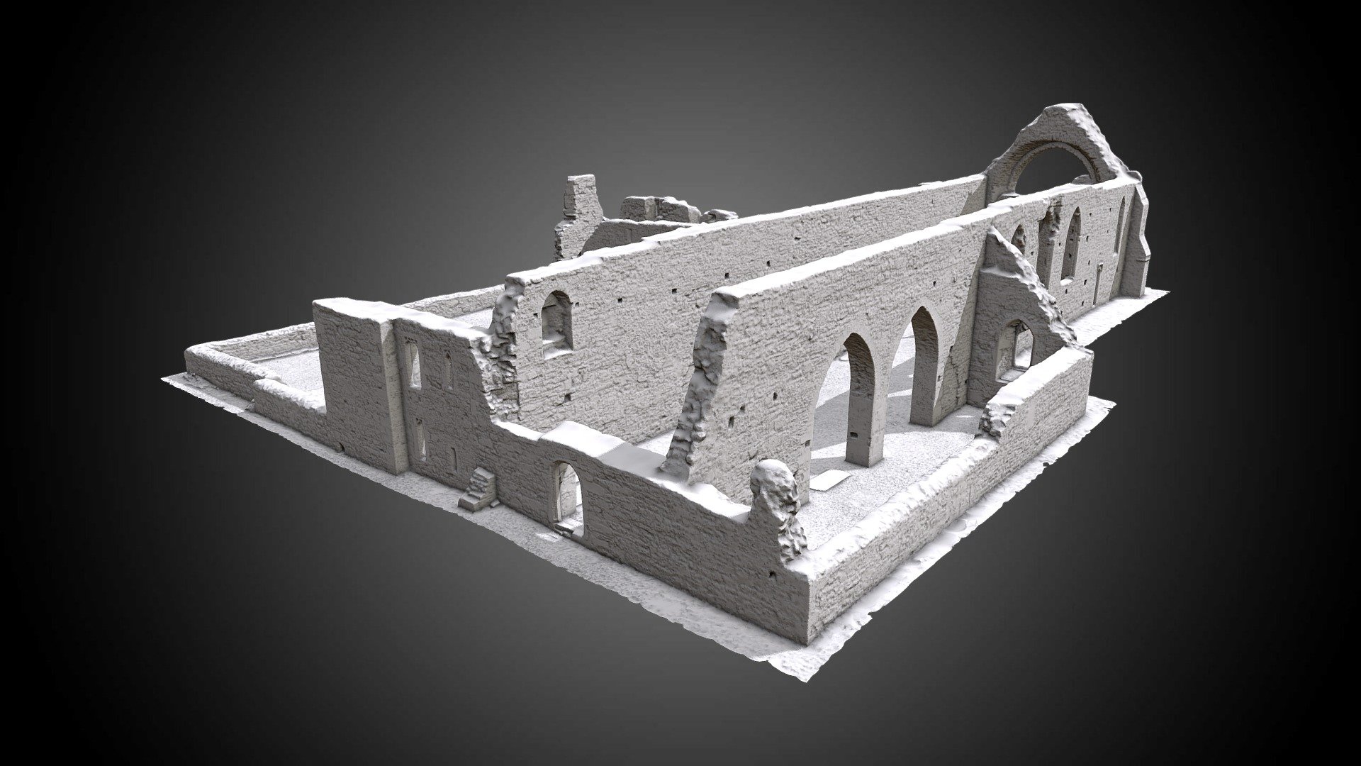 Burriscarra Augustinian Friary - 3D model by The Discovery Programme ...