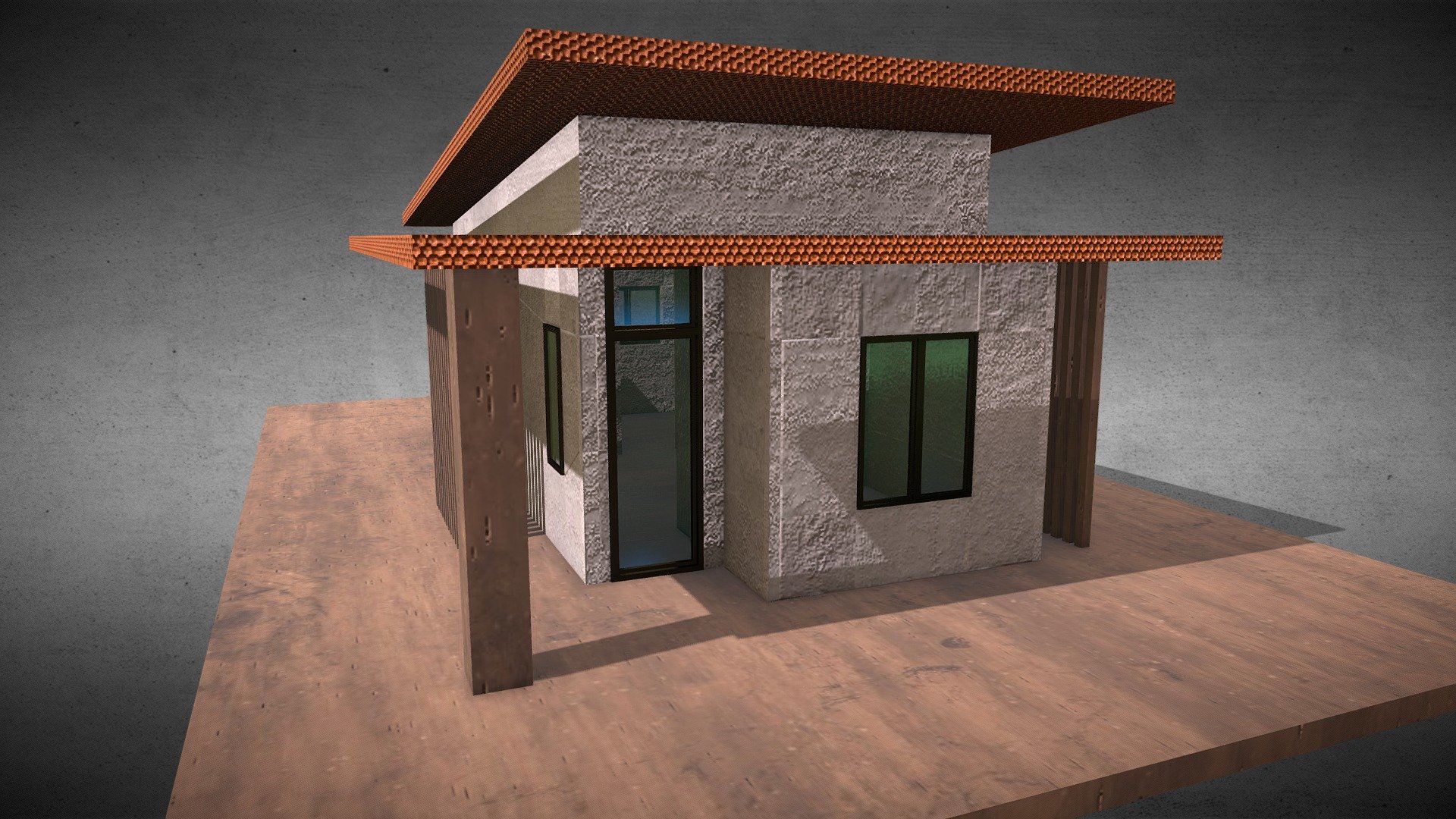 Tiny House - Download Free 3D model by Leilanie (@Meilanie) [73d5d6d] - Sketchfab
