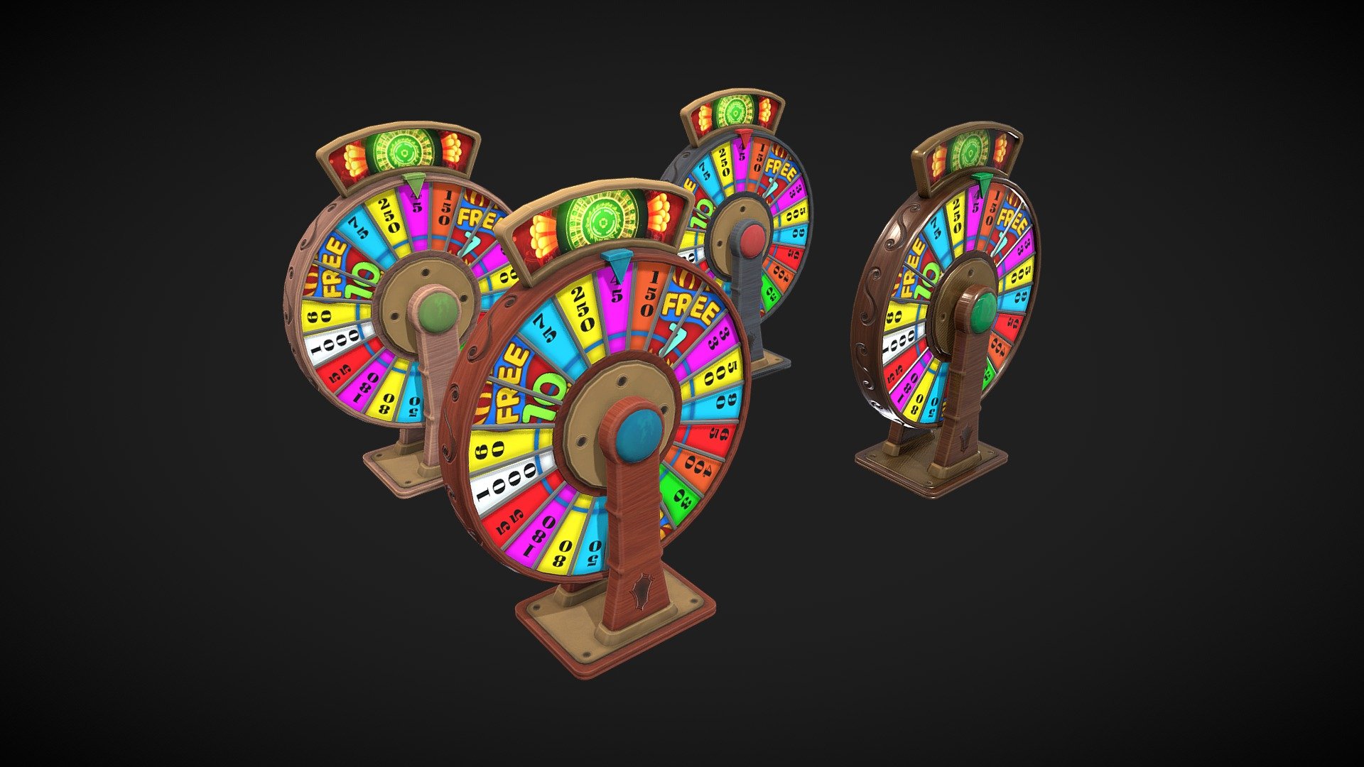Lucky Spin Machine - Buy Royalty Free 3D model by kraffing [73db227 ...