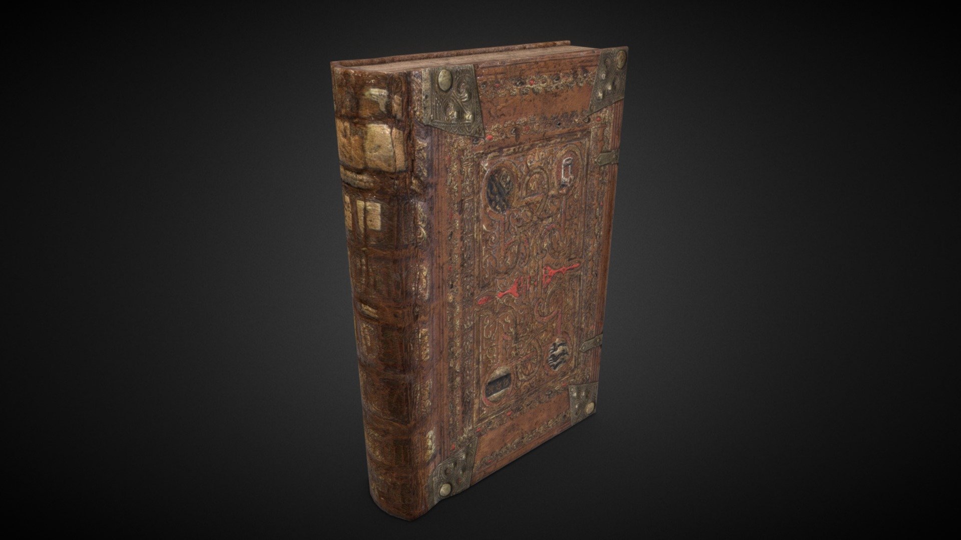 Old book - Download Free 3D model by KIFIR [73db317] - Sketchfab