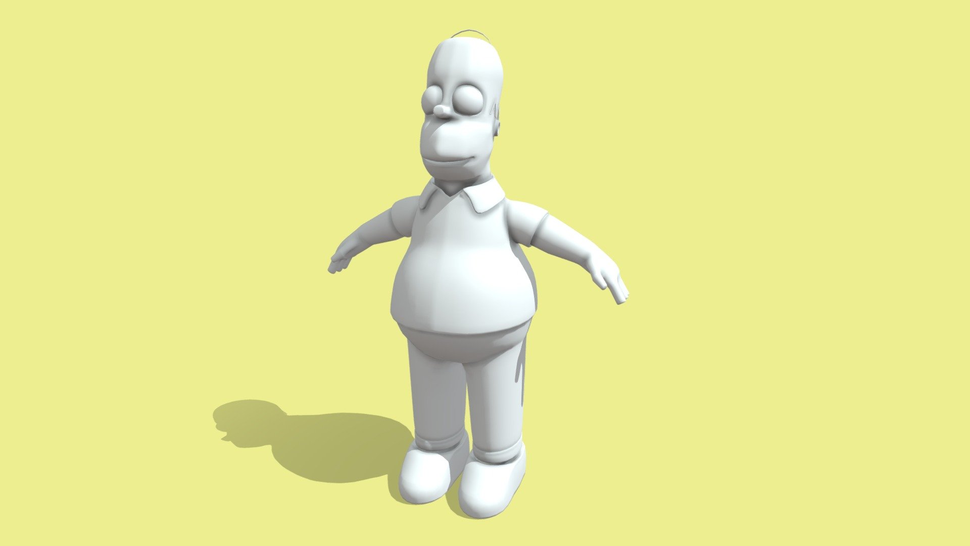 Homer Simpson - Download Free 3D model by Invictus.Art.00 [73dfb6c ...