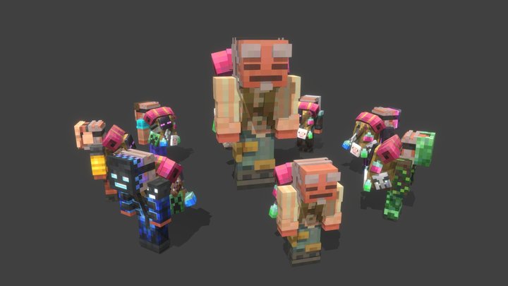 Blockbench_minecraft 3D models - Sketchfab