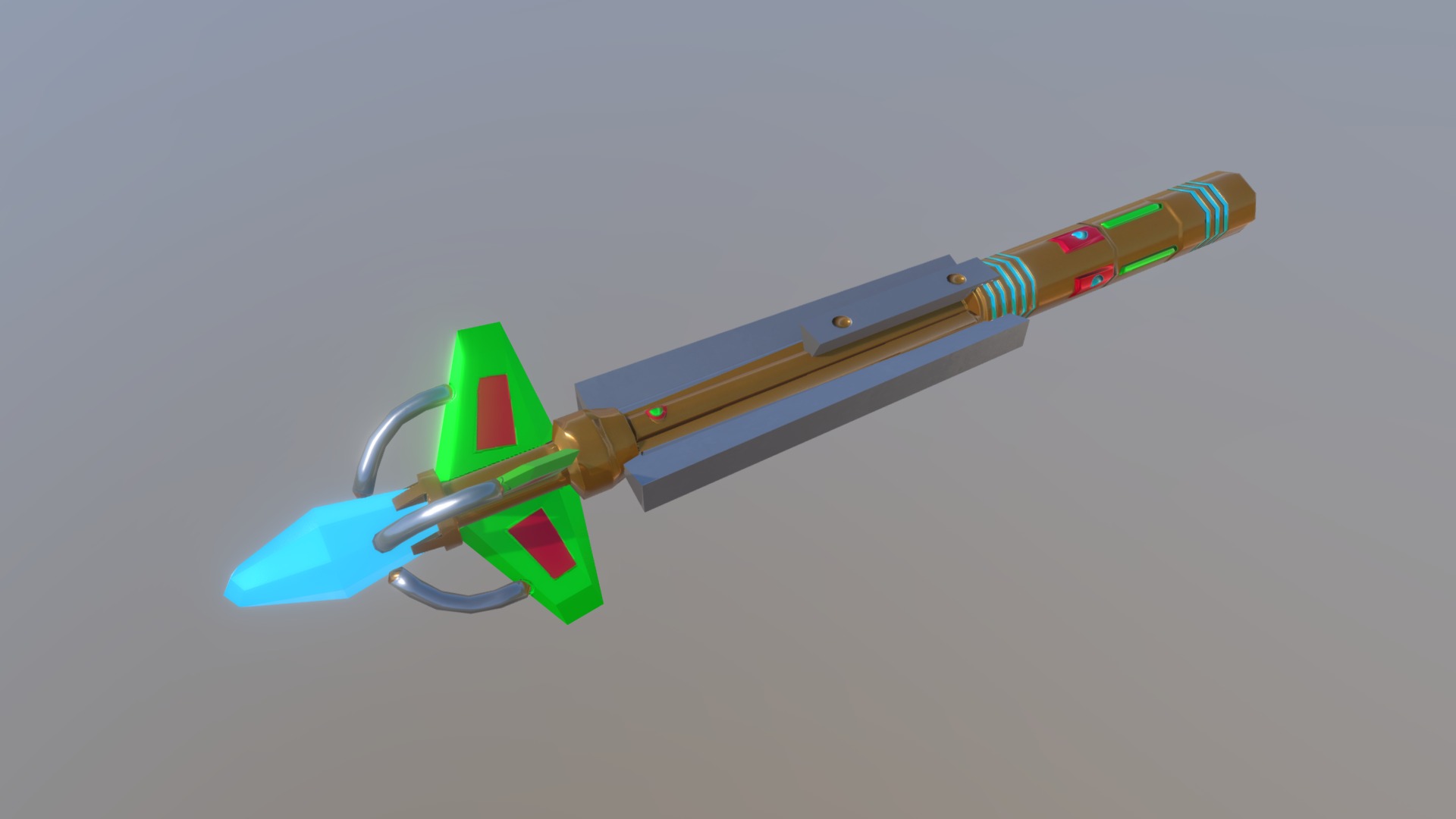 Sci-fi Laser pointer - 3D model by Virenimation [73e28bb] - Sketchfab