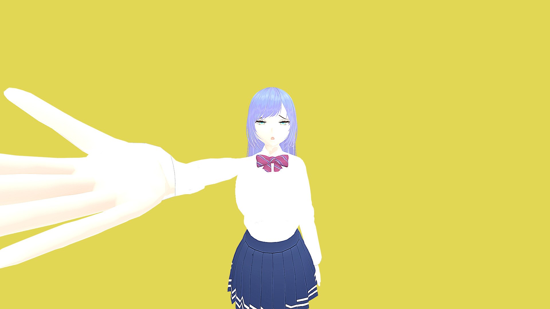 Anime Girl - 3D model by Kasuga𓅂 (@kasuga) [73e582c] - Sketchfab
