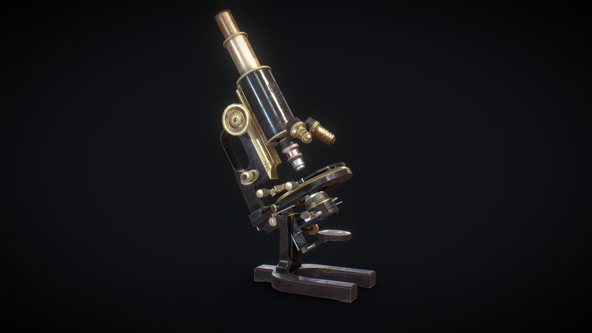 Microscope - 3D model by alexxx_xarchenko [73e58d9] - Sketchfab