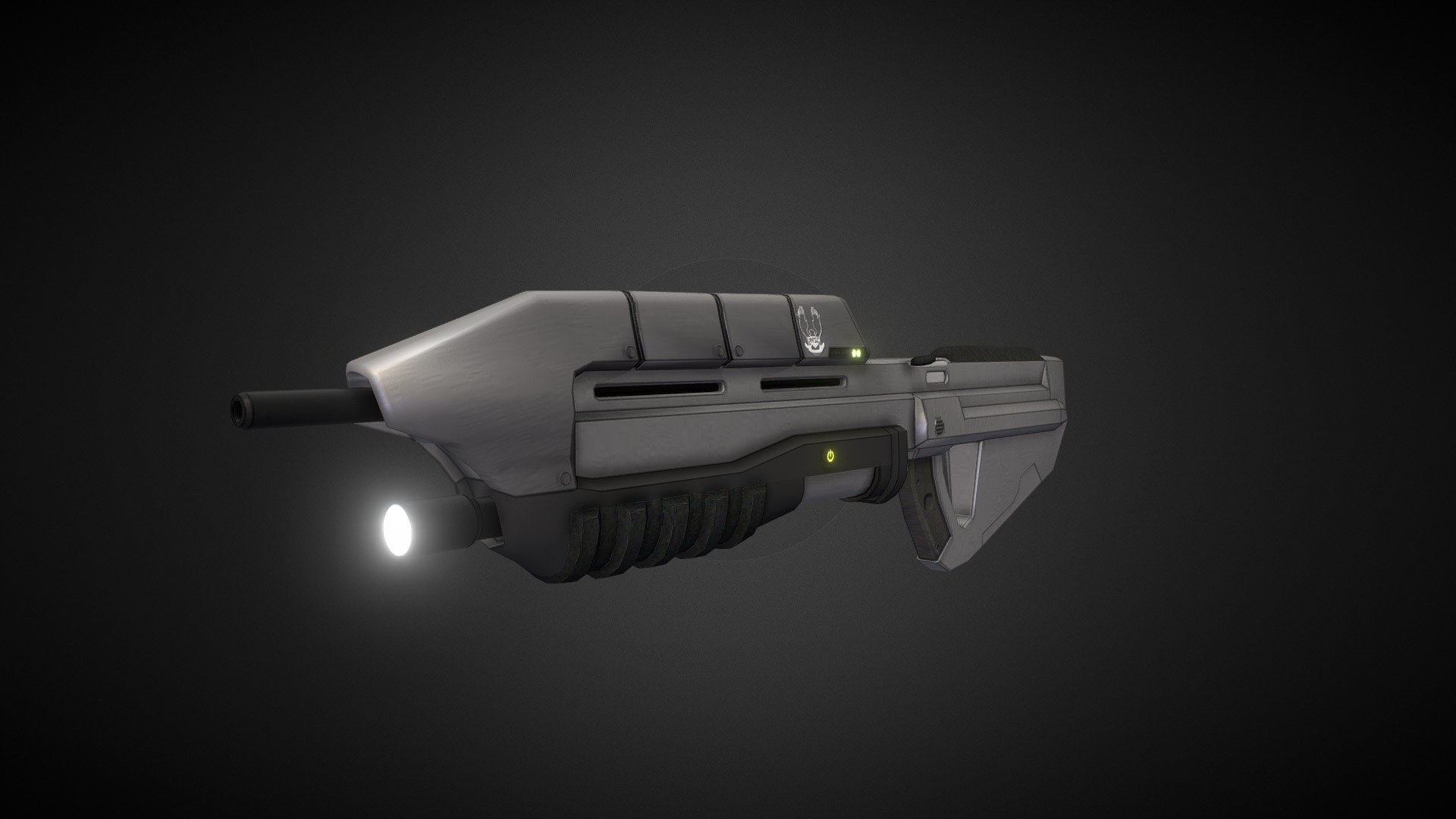 Halo Assault Rifle - 3D model by Gearen [73e59f9] - Sketchfab
