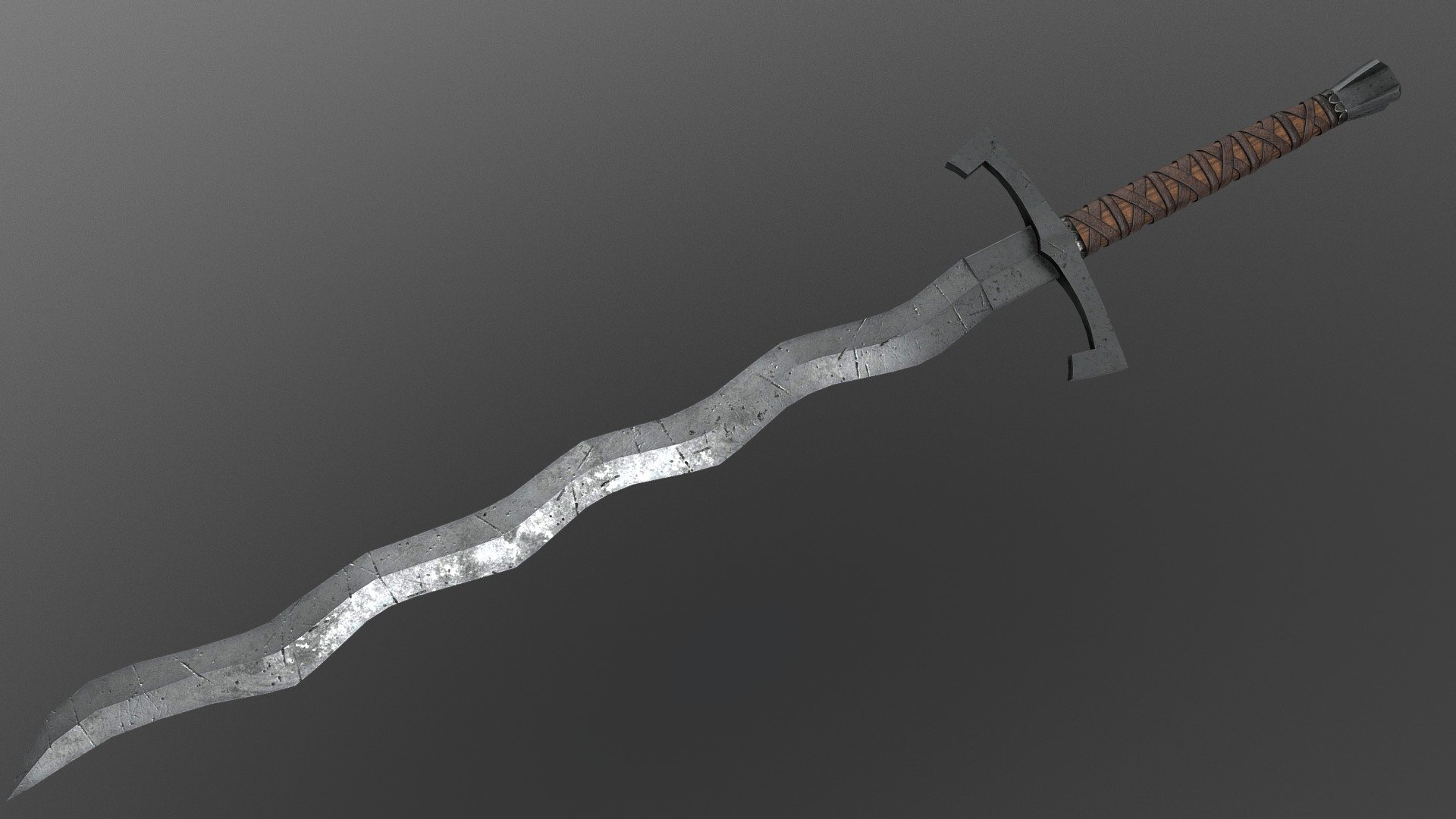 Flaming Sword - 3D model by DCKProject [73e7037] - Sketchfab