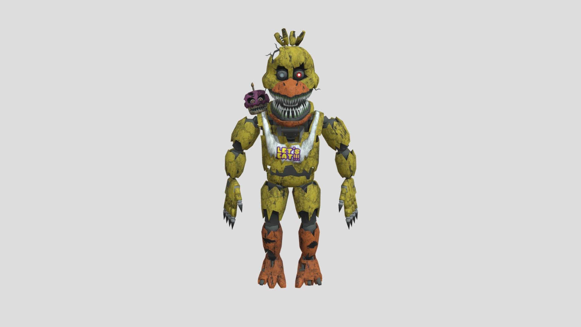 Nightmare Chica FNAF 4 For Gmod - Download Free 3D model by ...