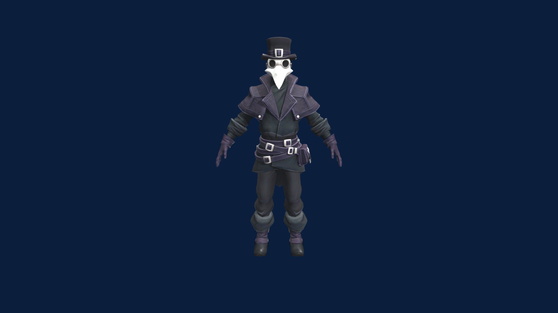 The plague doctor - Download Free 3D model by BELAZ (@asset_for_games ...