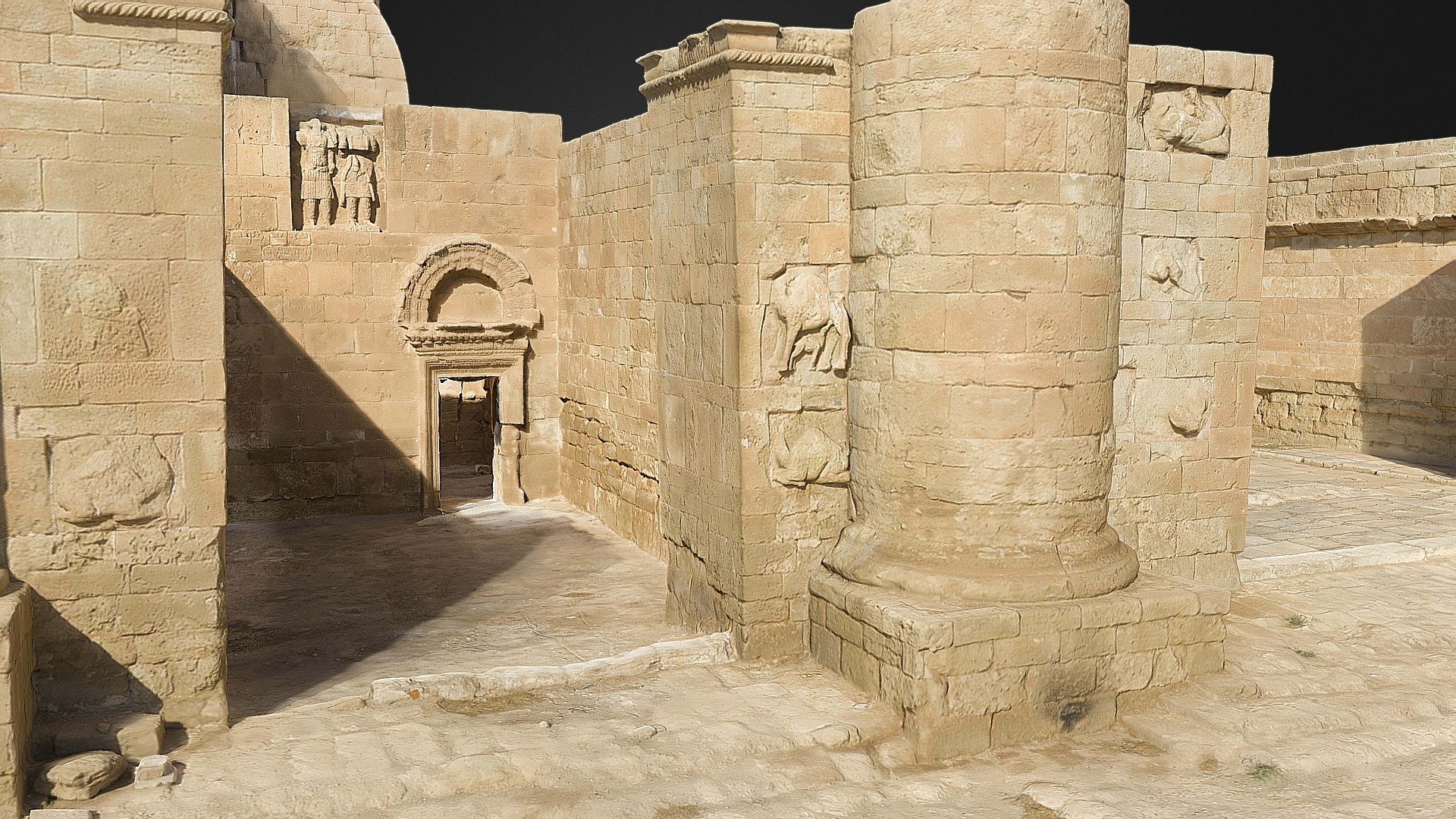 Hatra - Allat Temple - 3D model by ATS [73ea941] - Sketchfab