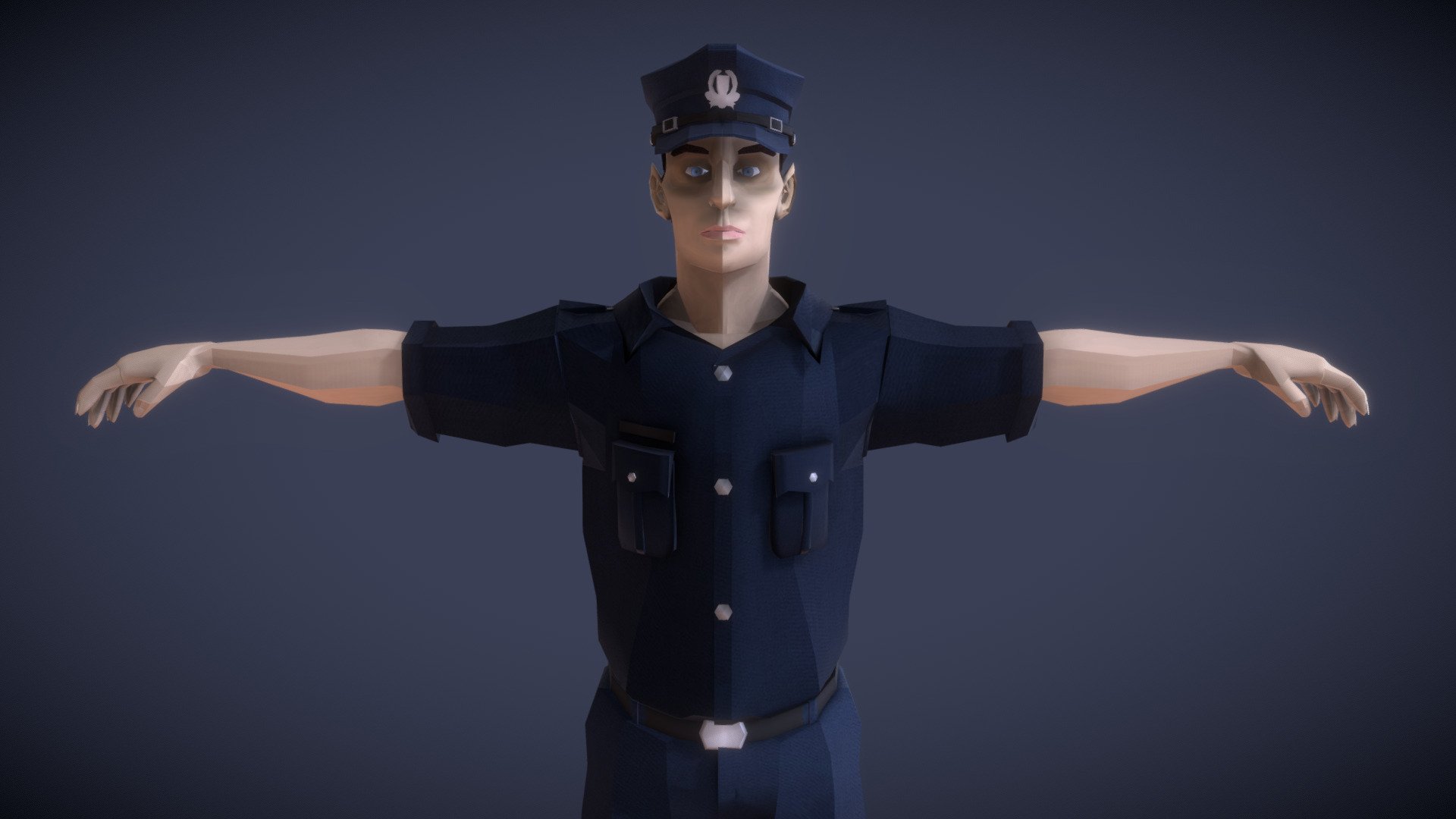Police Man (SG) - Download Free 3D model by Bryan Teng (@lazybryan ...