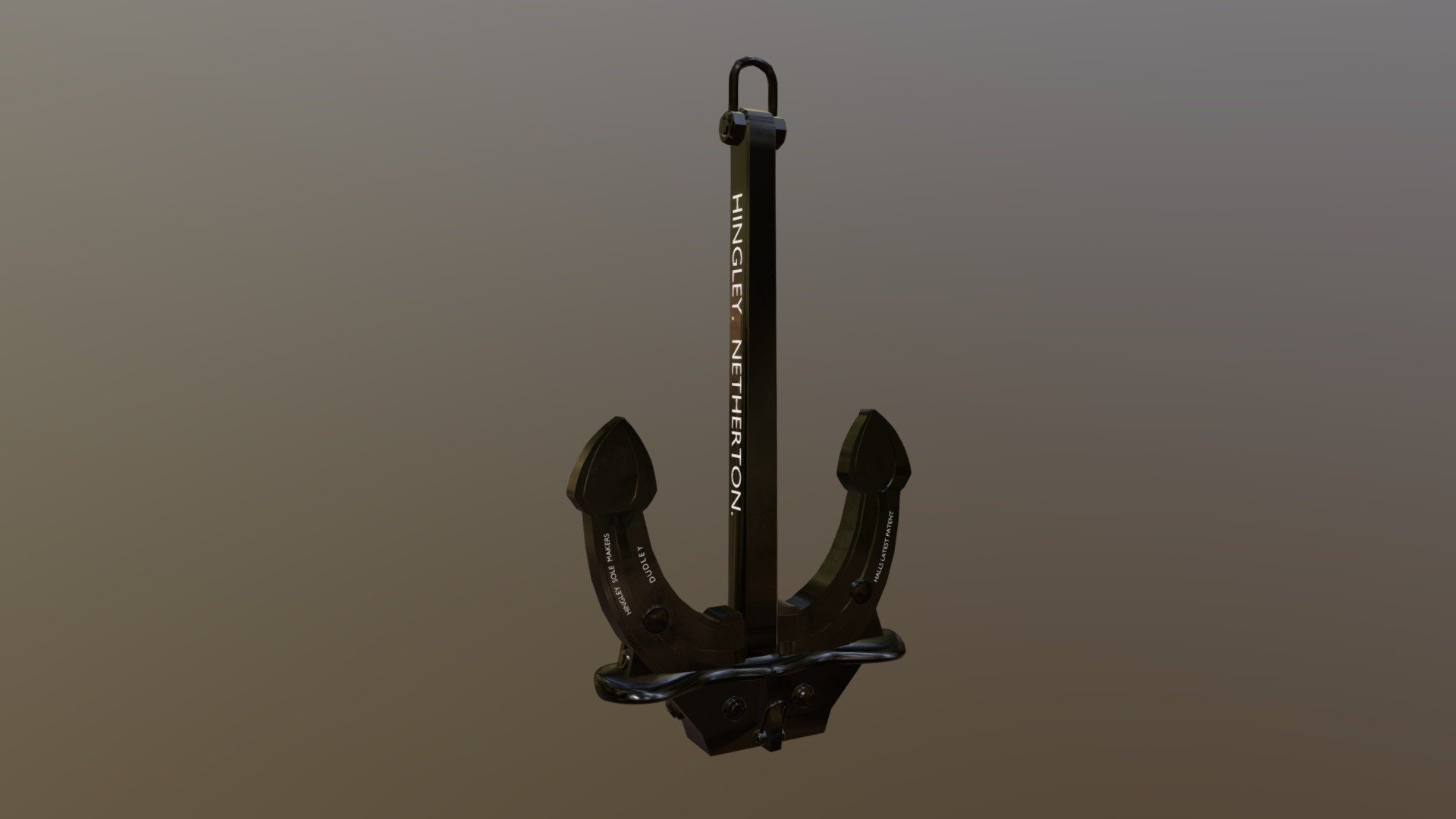 Hingley anchor black - Buy Royalty Free 3D model by Thomas Binder ...
