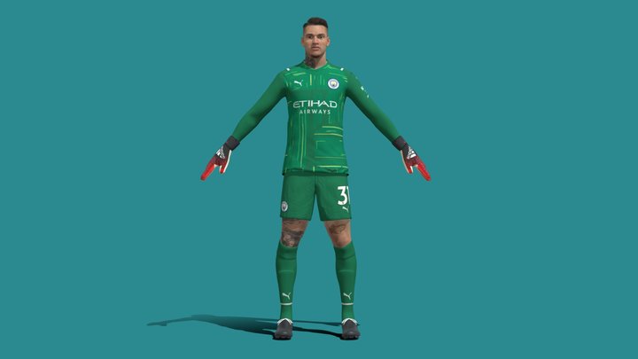 Goalkeeper 3D models - Sketchfab