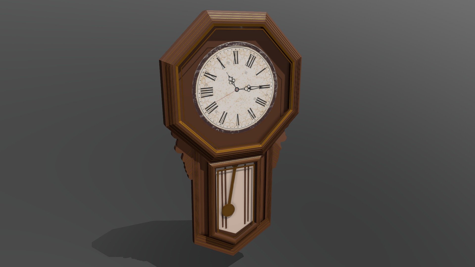 Vintage clock - Free model - Download Free 3D model by Astro0960 (@Astro096) [73ee073] - Sketchfab