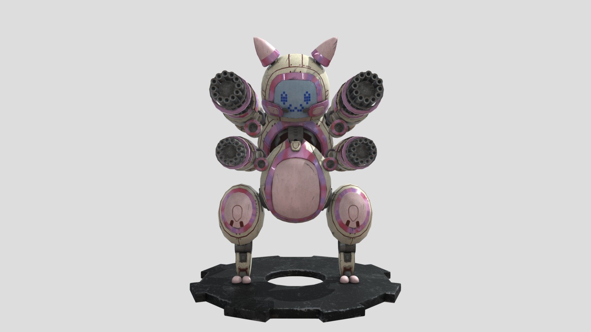 gatobot_sketchfab - 3D model by kmcarrascoq [73ef3ca] - Sketchfab