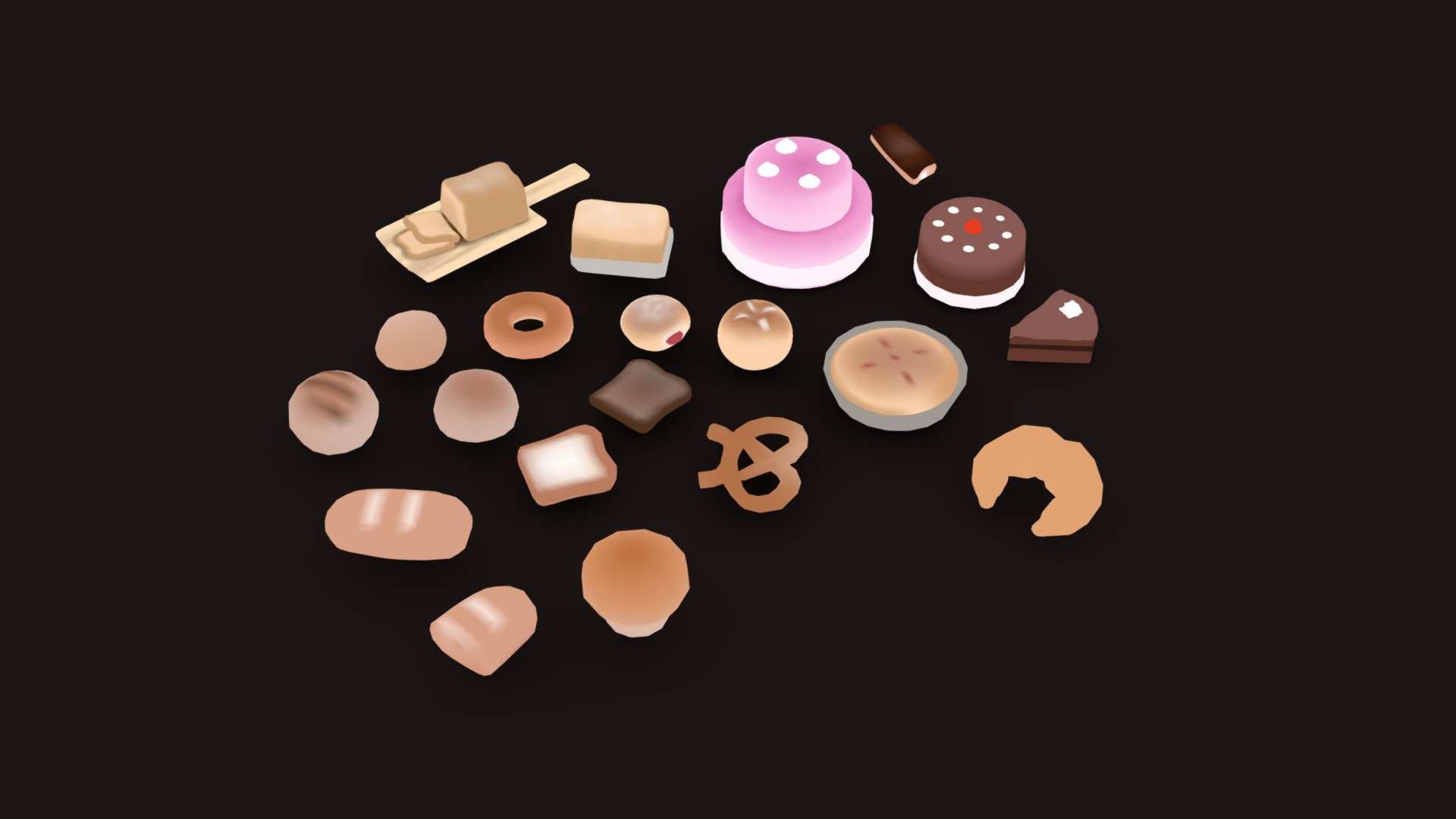 Bakery Set - Buy Royalty Free 3D model by Lauren.Ponder [73f0640 ...