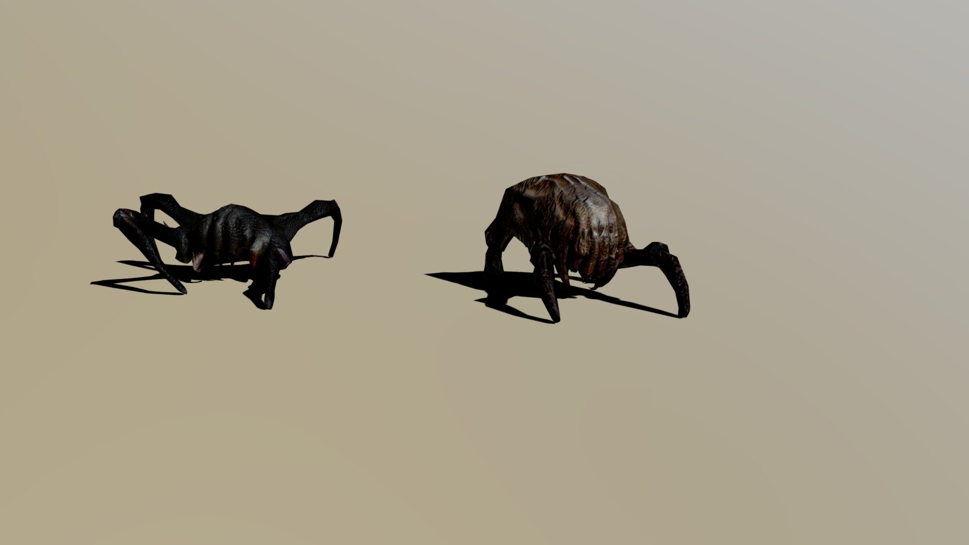 Classic Headcrab and Poison Headcrab - Download Free 3D model by ...