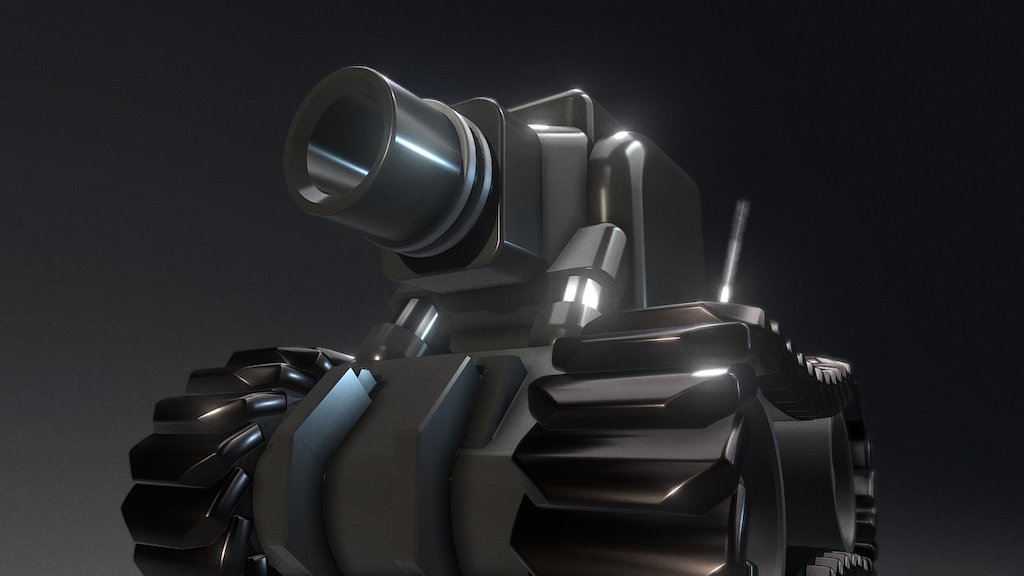 Light Armor Tank - 3D model by jameschen [73f2616] - Sketchfab