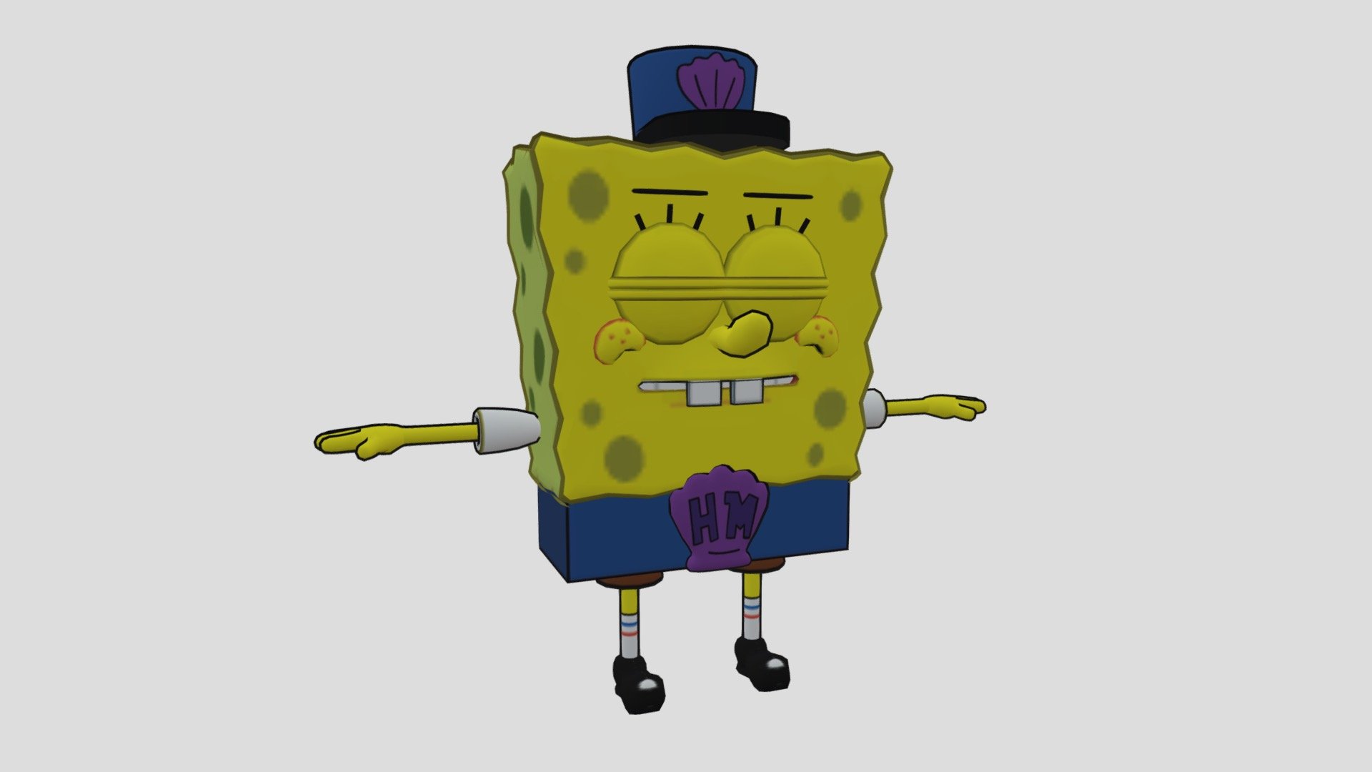 TSCP - SpongeBob (HM Costume) - Download Free 3D model by SMF Features ...