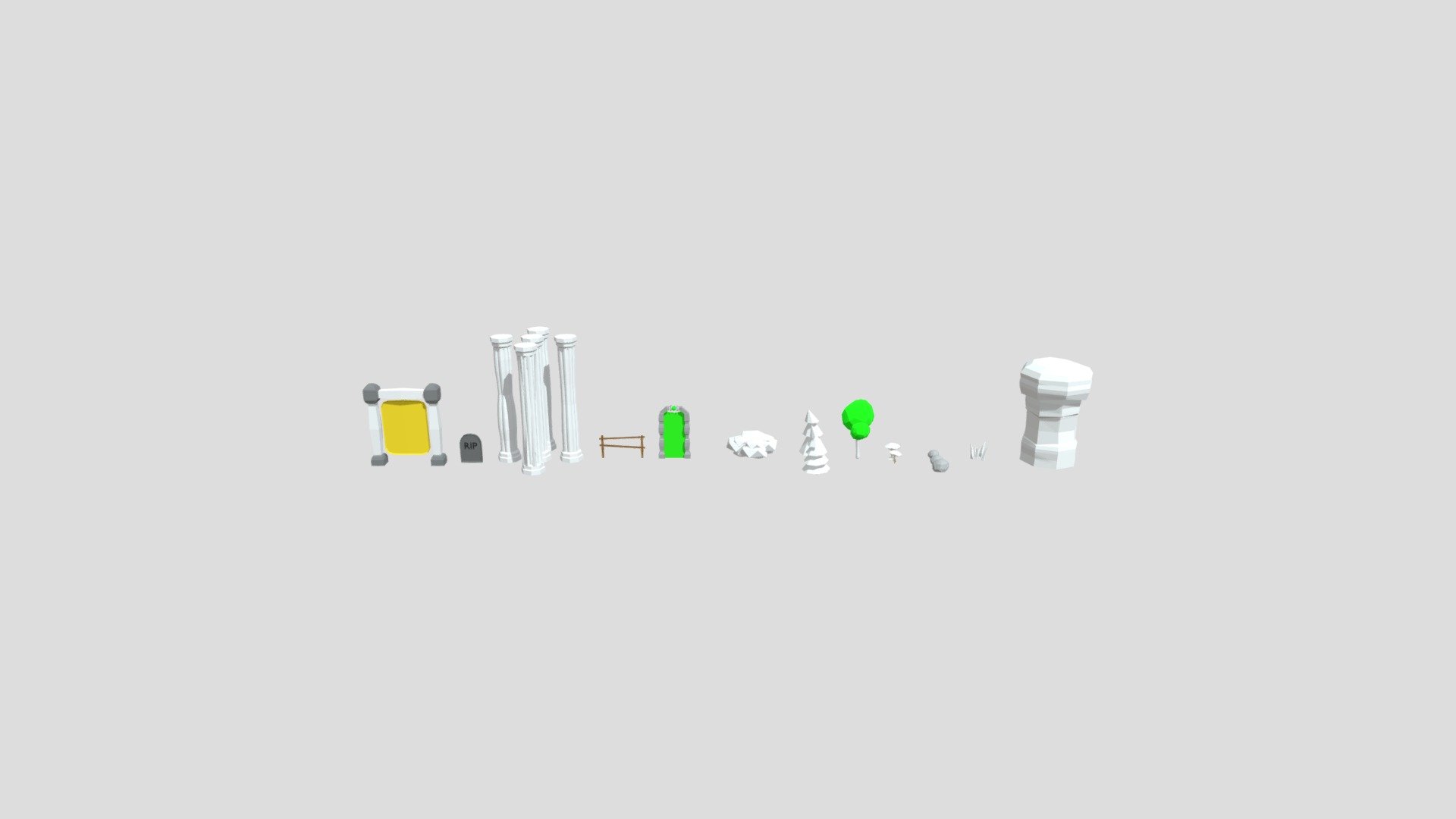 Roblox Low-Poly assets pack. - 3D model by Demixsiak [73f4a78] - Sketchfab