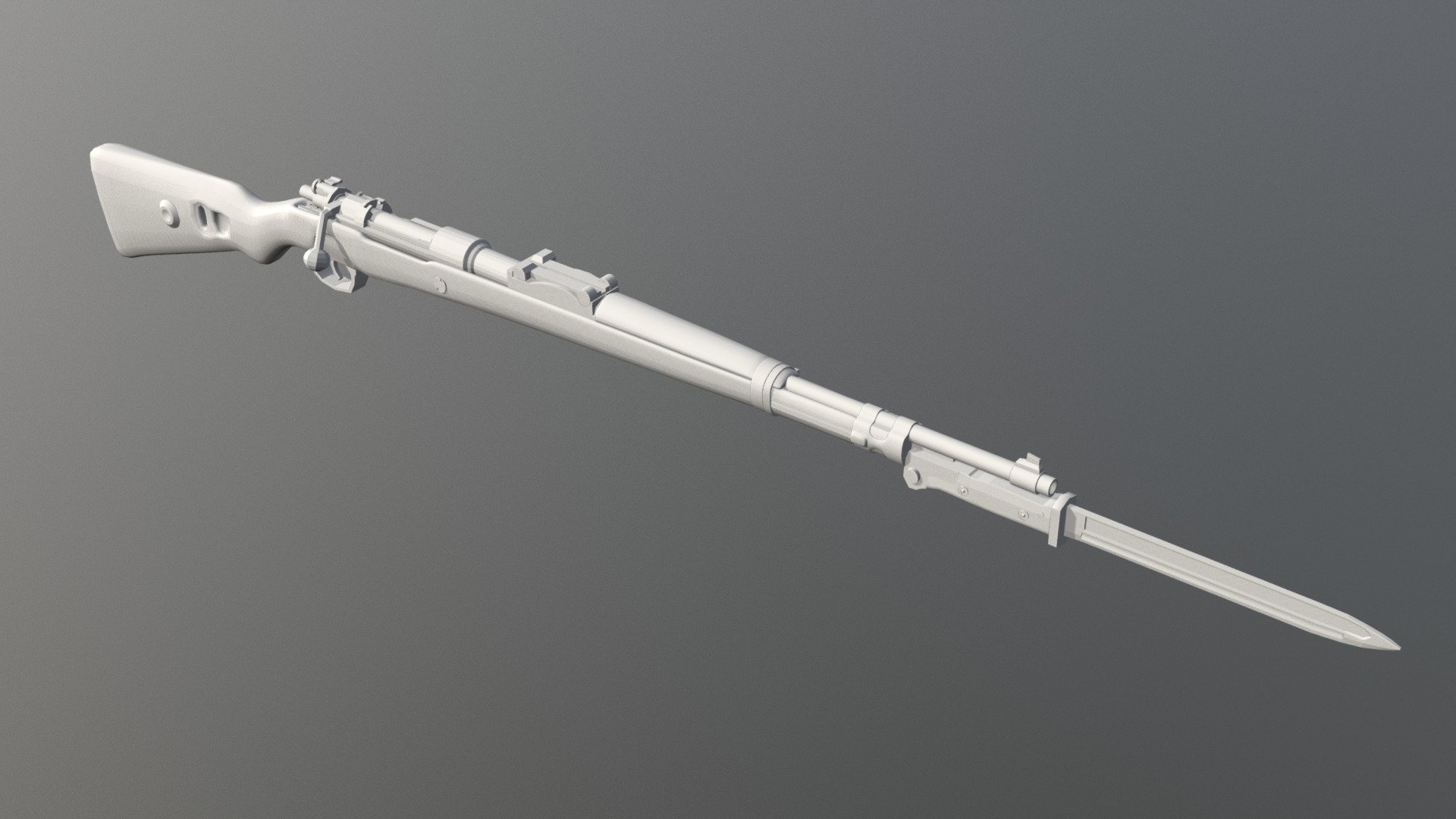 SOLUNSKI FRONT Karabin Mannlicher M-1895 Stuz - 3D model by Goran ...