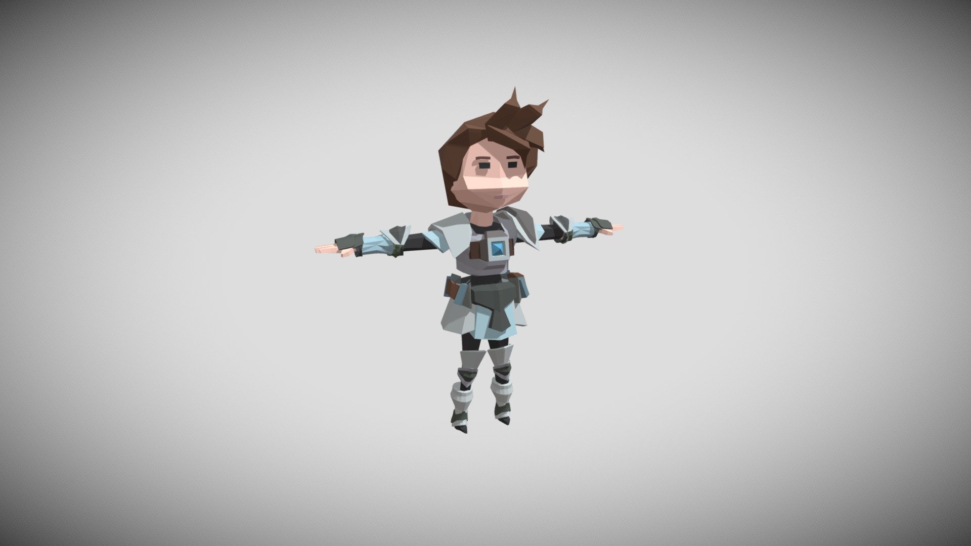 Modular Character 4 Idle - 3D model by UFRE Studio (@ufrestudio ...