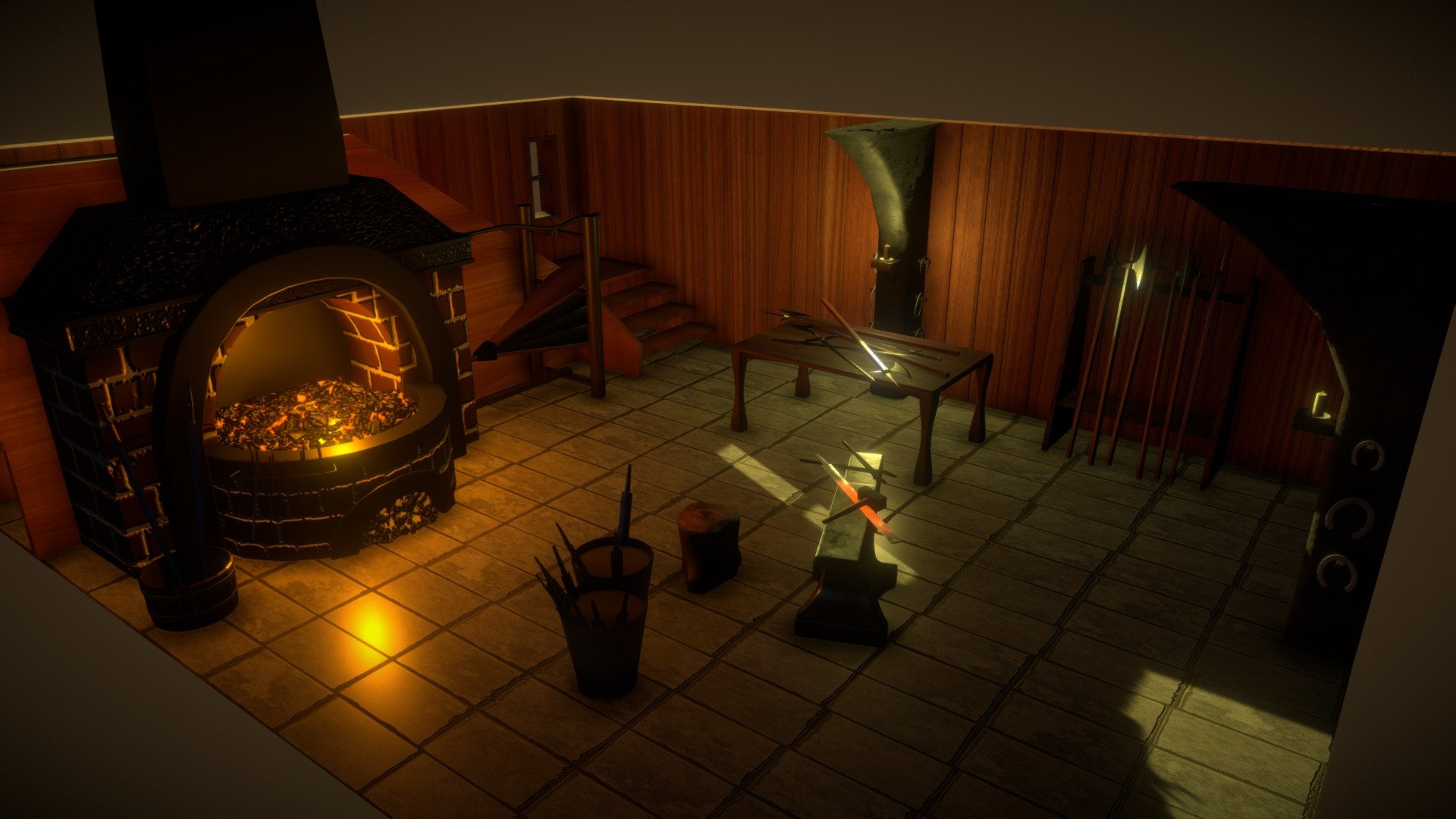 Medieval Forge - 3D model by Dylan.Chapman (@Dylan.Chap) [73f6c77 ...