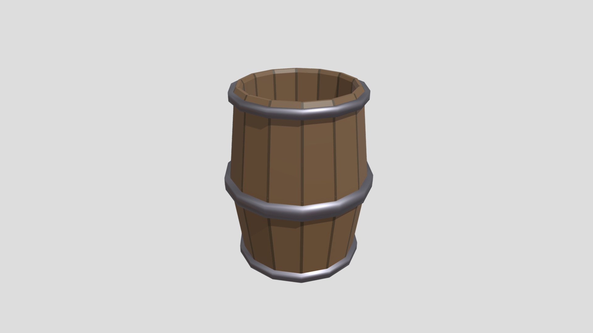 Low Poly Barrel - Download Free 3D model by SpaceScapes (@metalman9944 ...