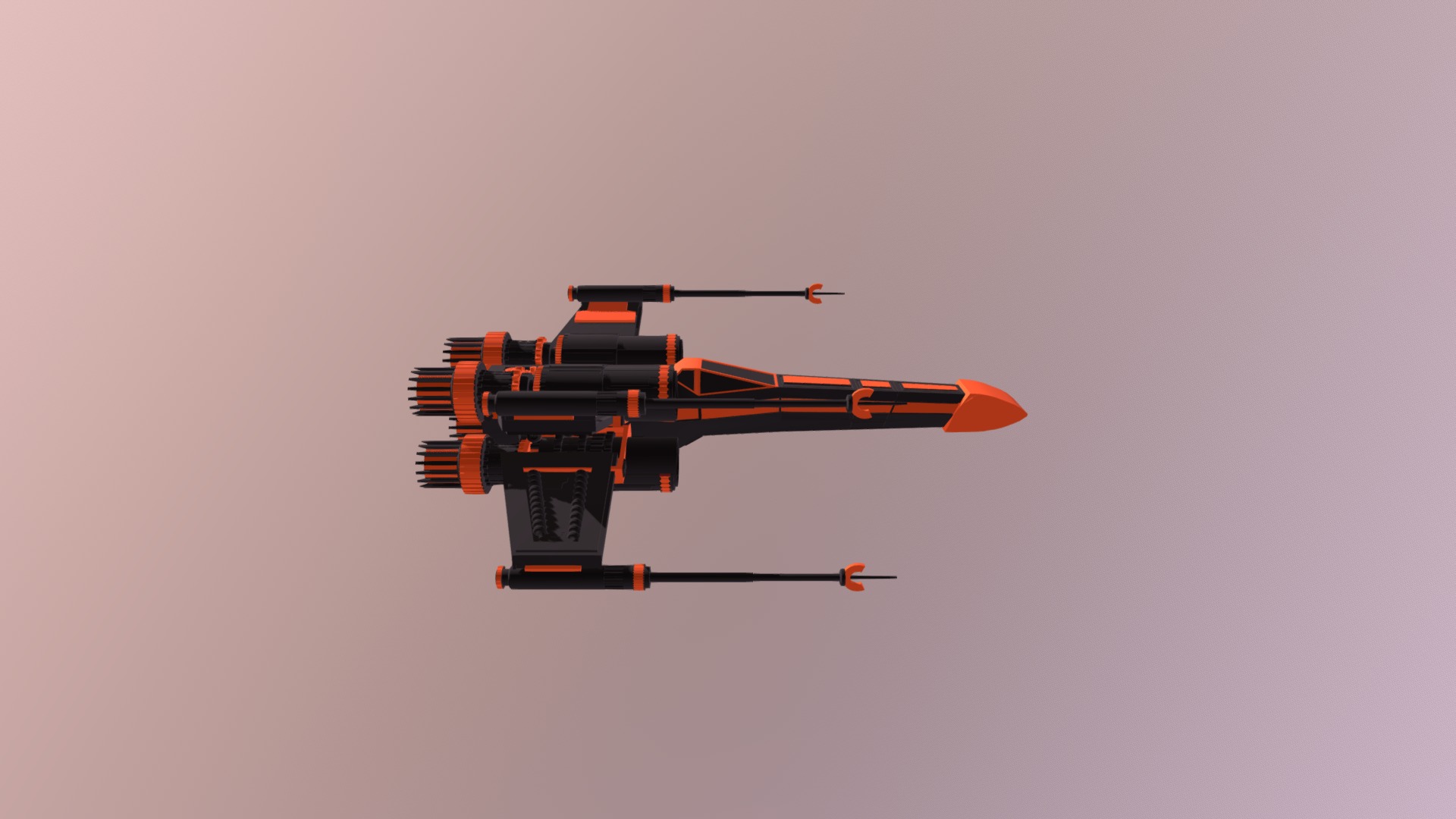 X -- Wing - 3D model by Brayan.Casteblanco [73f7c24] - Sketchfab