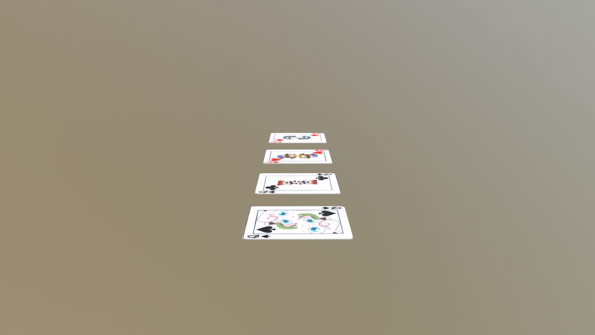 Playing Cards - 3D model by swighipt [73f7d35] - Sketchfab