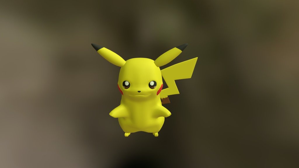 Pikachu - Download Free 3D model by arnaubueso [73f84a8] - Sketchfab