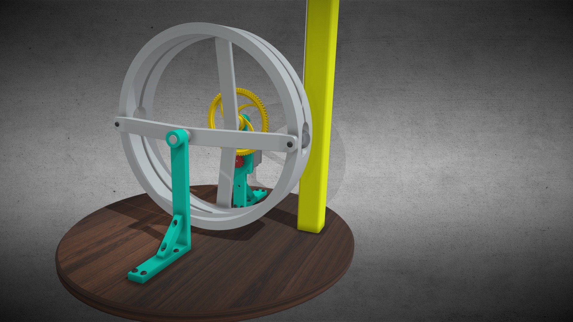 Synchronized Pendulum Mechanism - Download Free 3D model by trinityscsp [73f87c7] - Sketchfab